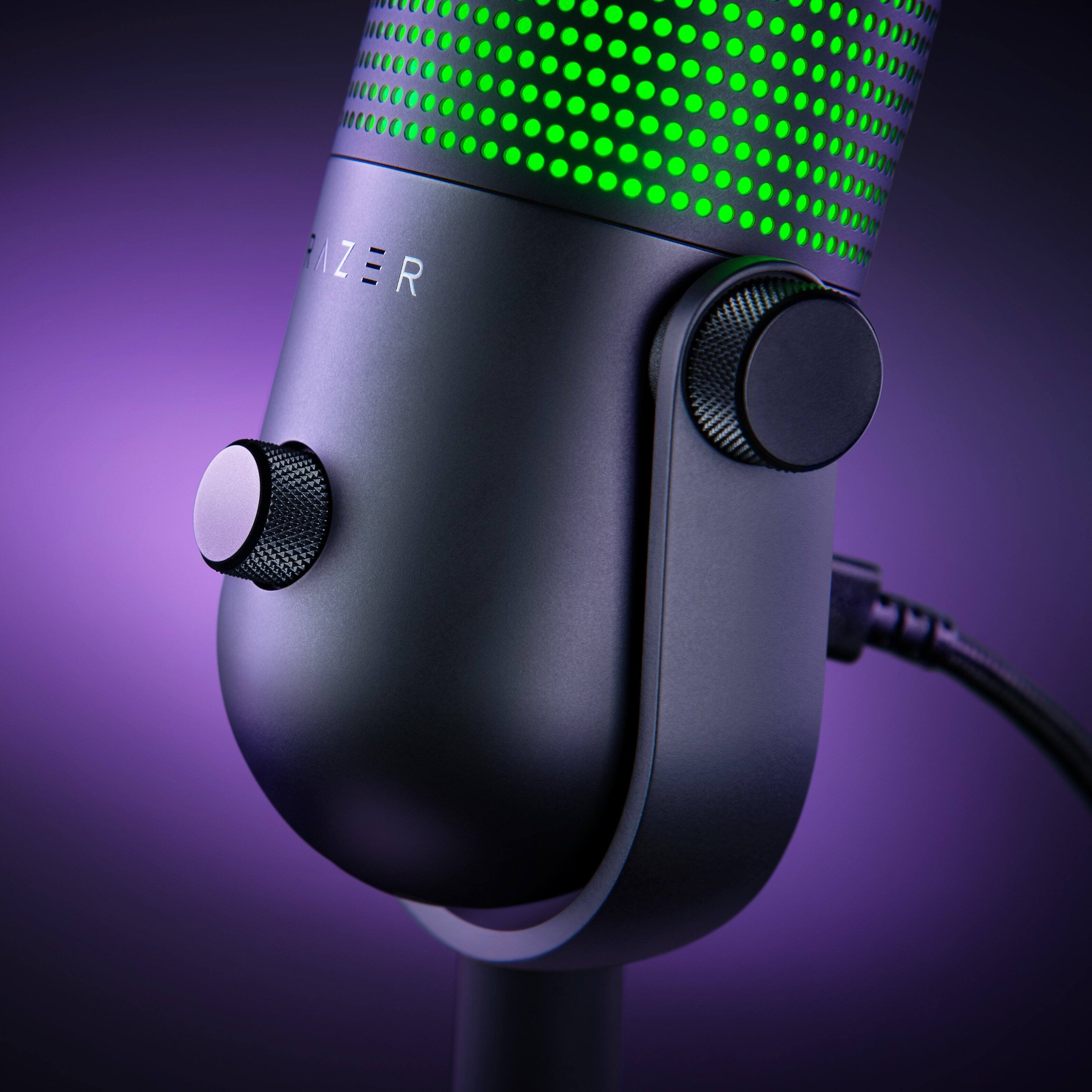 Razer Seiren V3 Chroma Condenser USB Microphone Black RZ19-05060100 ...
