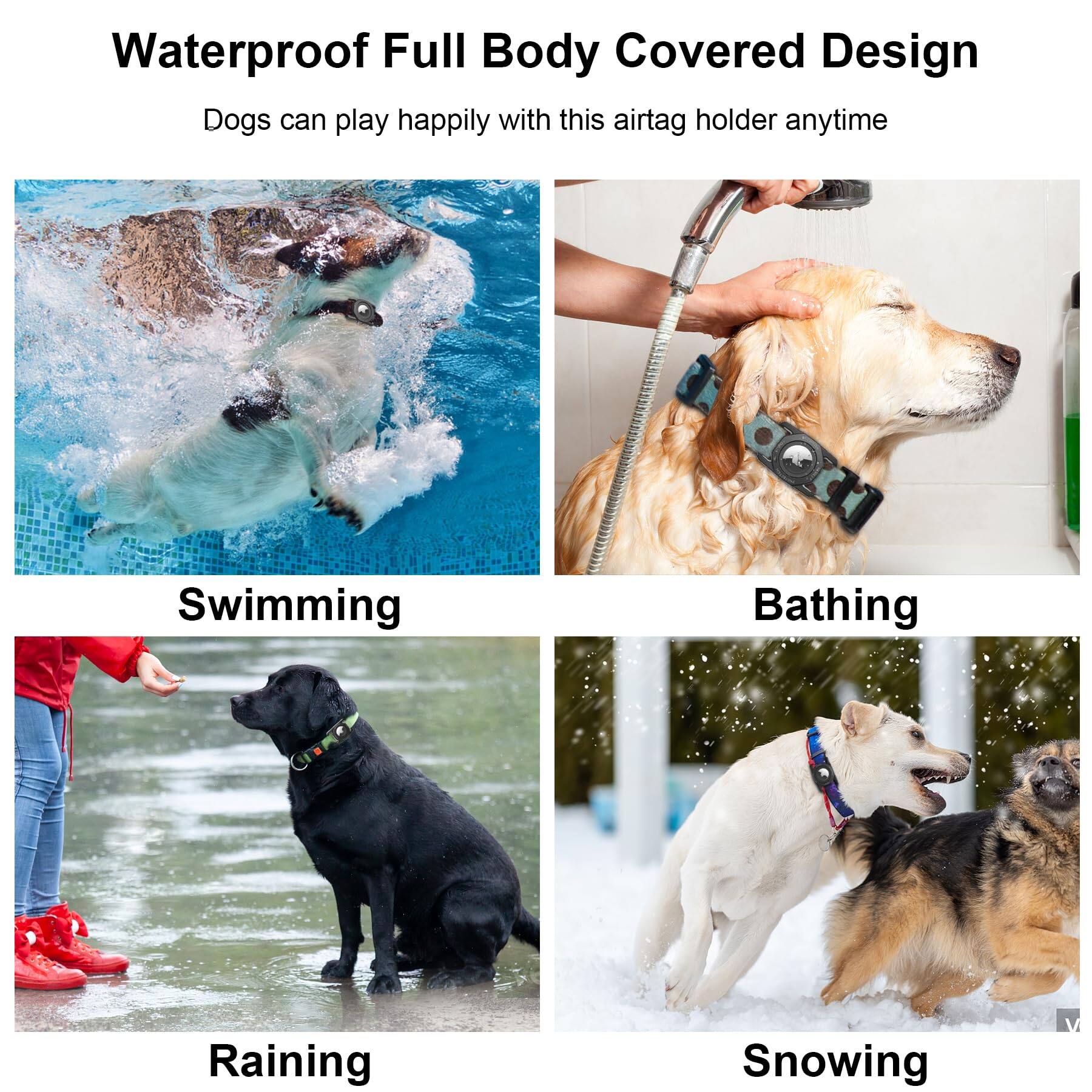 Leash Valley Refurbished Excellent Airtag Holder For Dog Collar ...