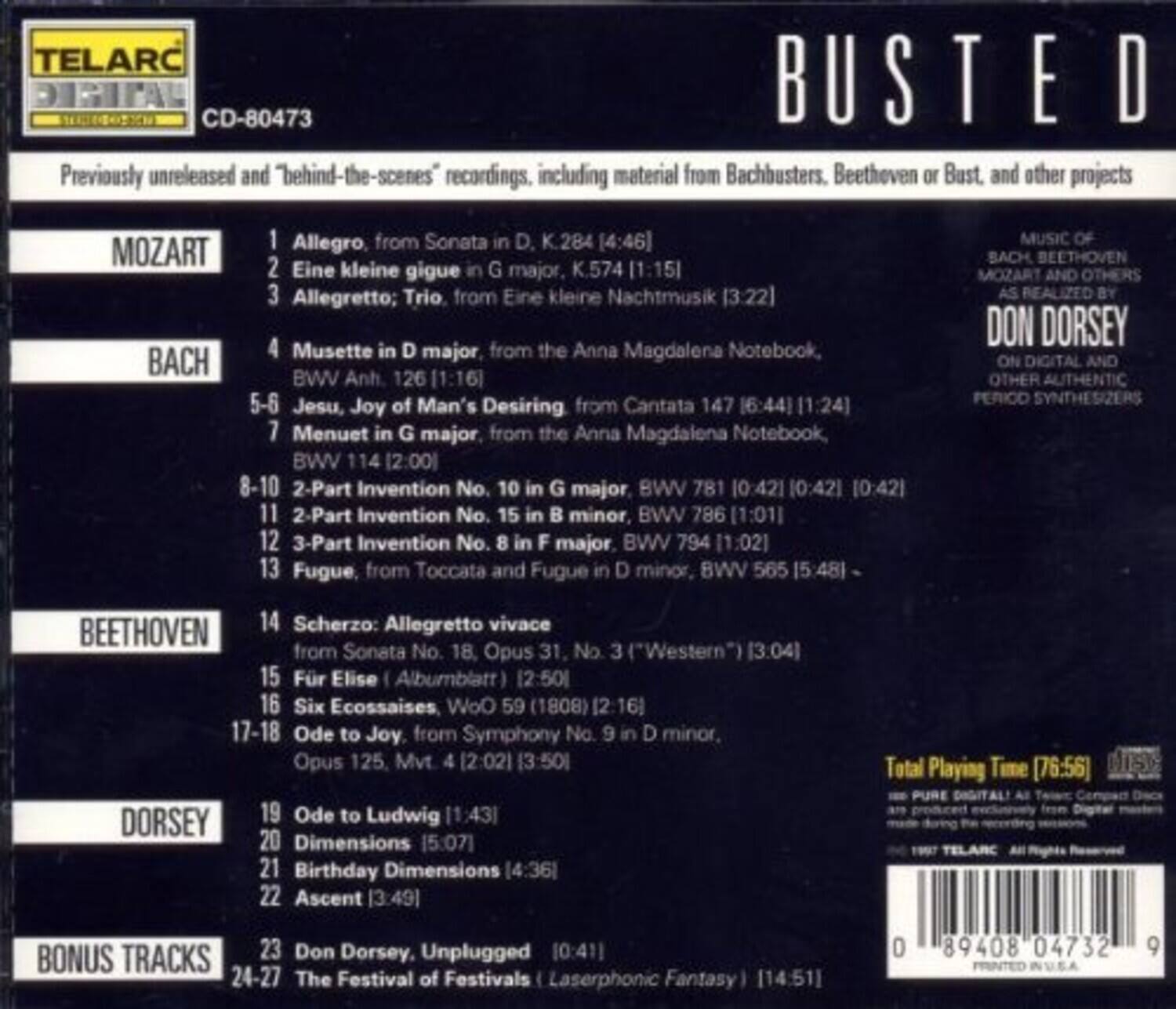Don Dorsey Busted COMPACT DISCS [CD] - Best Buy