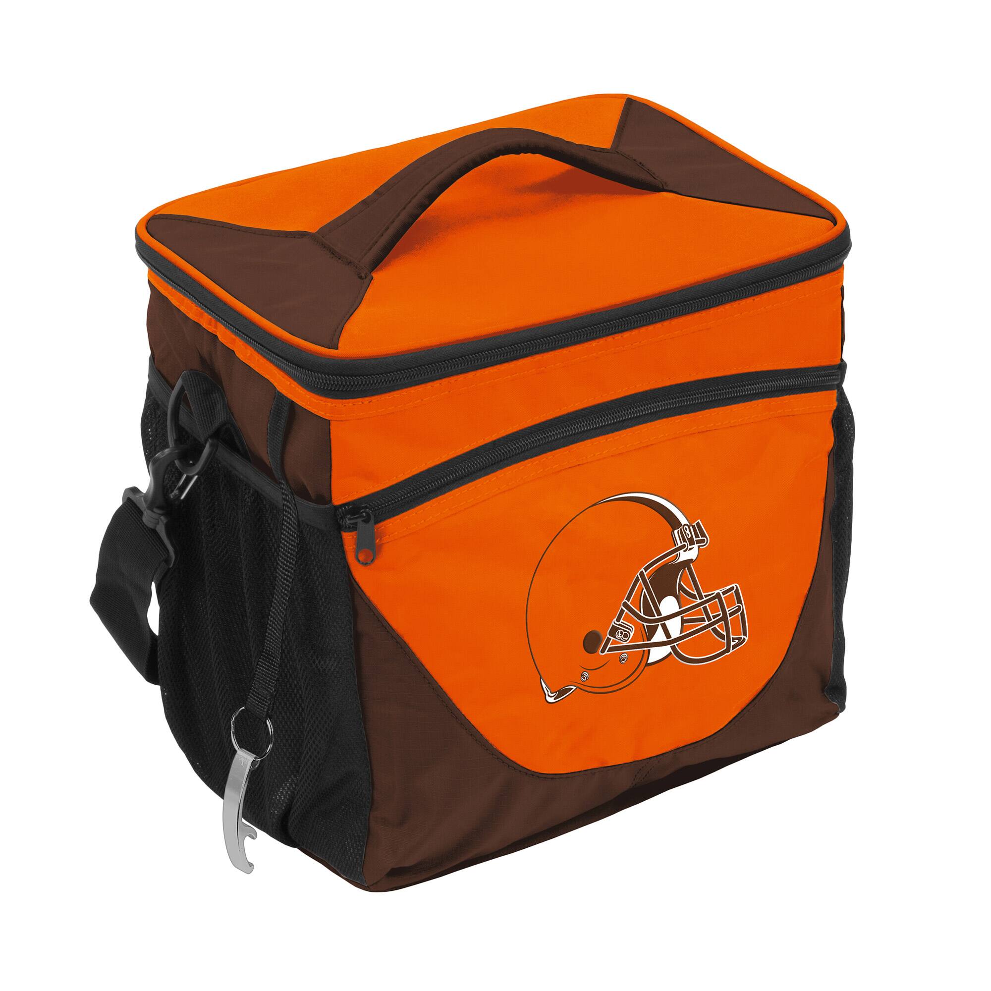 Logo Brands Cleveland Browns 24 Can Cooler Orange 2909519 - Best Buy