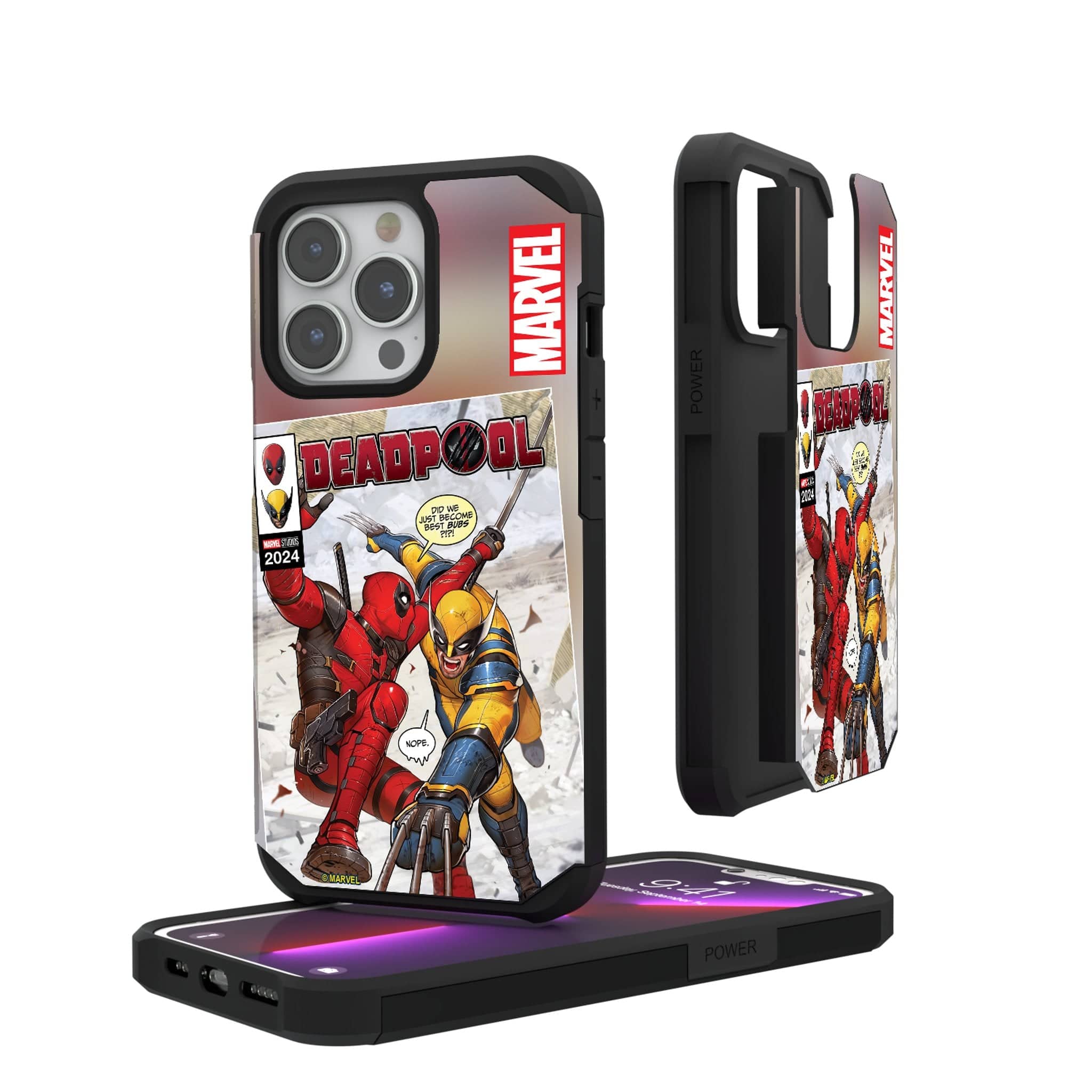 MARVEL Keyscaper - Cover Art Rugged Phone - Apple iPhone 16 Pro Max ...