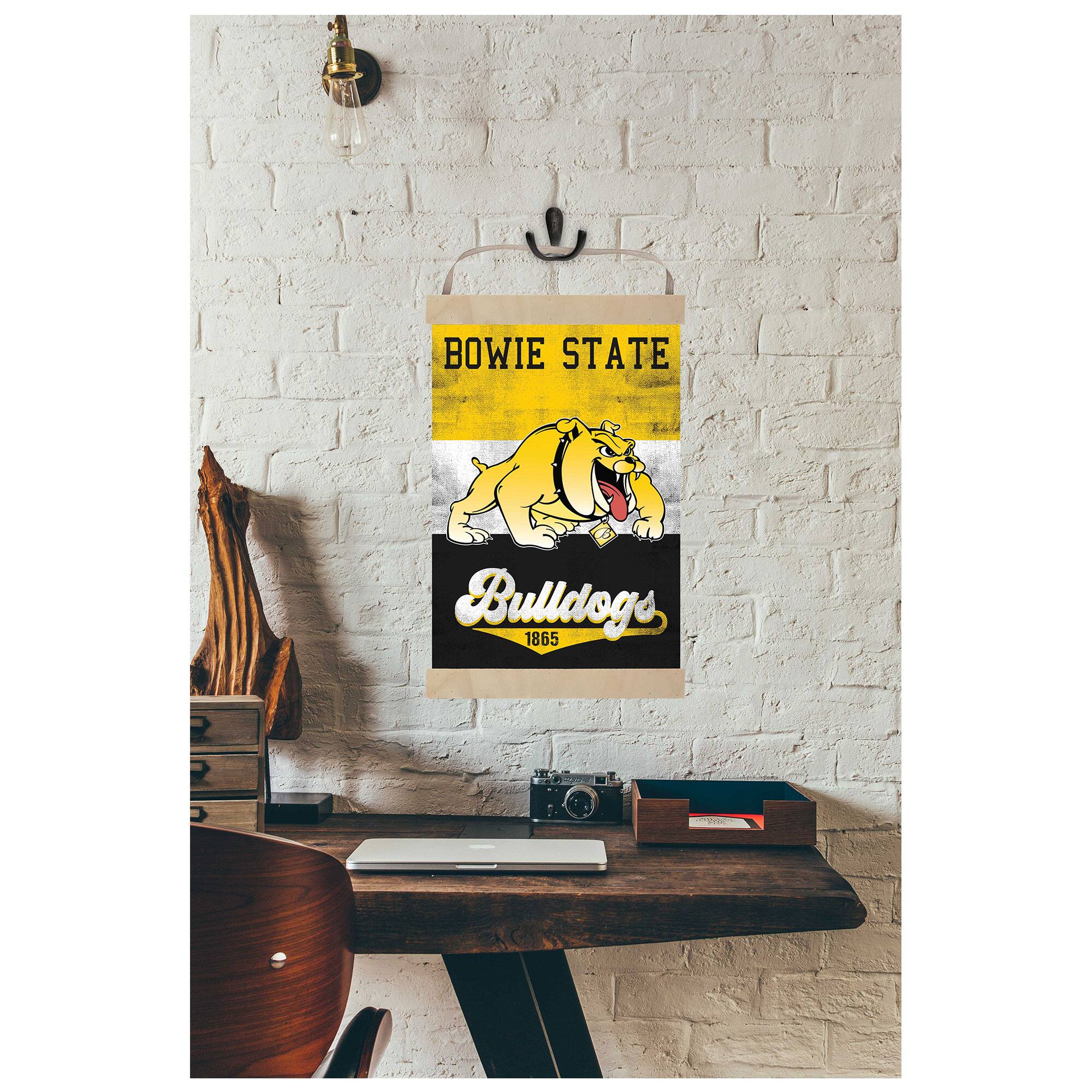 Jardine Bowie State Bulldogs Retro Logo Banner Sign Yellow 4941781 ...