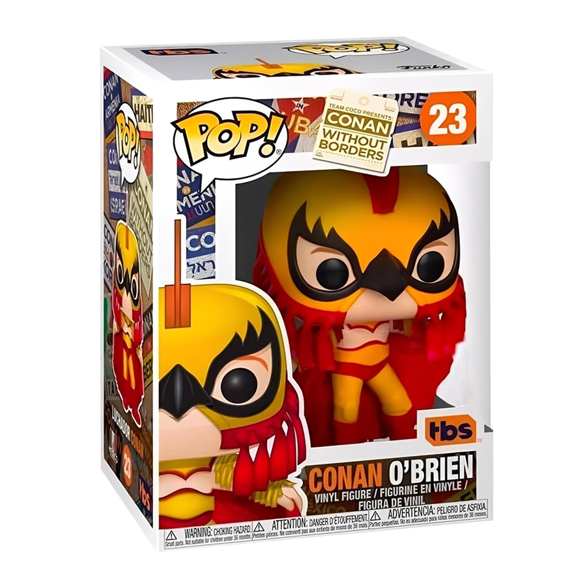 Conan O'Brien Funko POP Vinyl Figure | Conan as Luchador Yellow 34931 ...