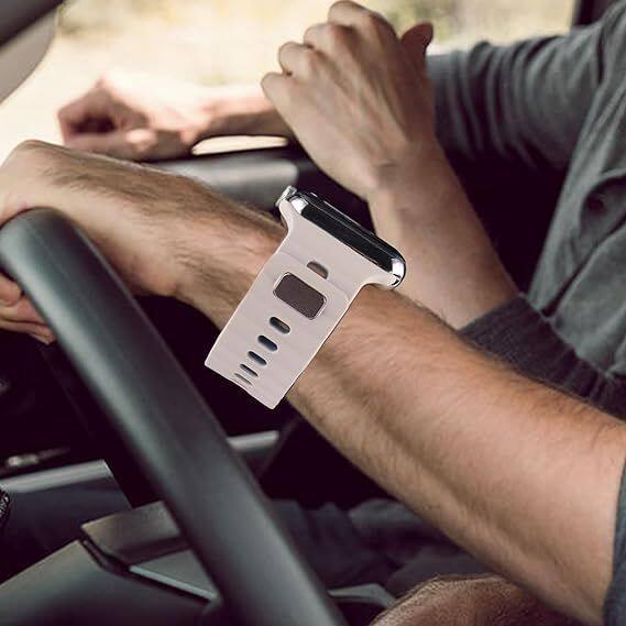 Worryfree Gadgets Silicone Sports Band for Apple Watch 38/40/41mm Dual ...