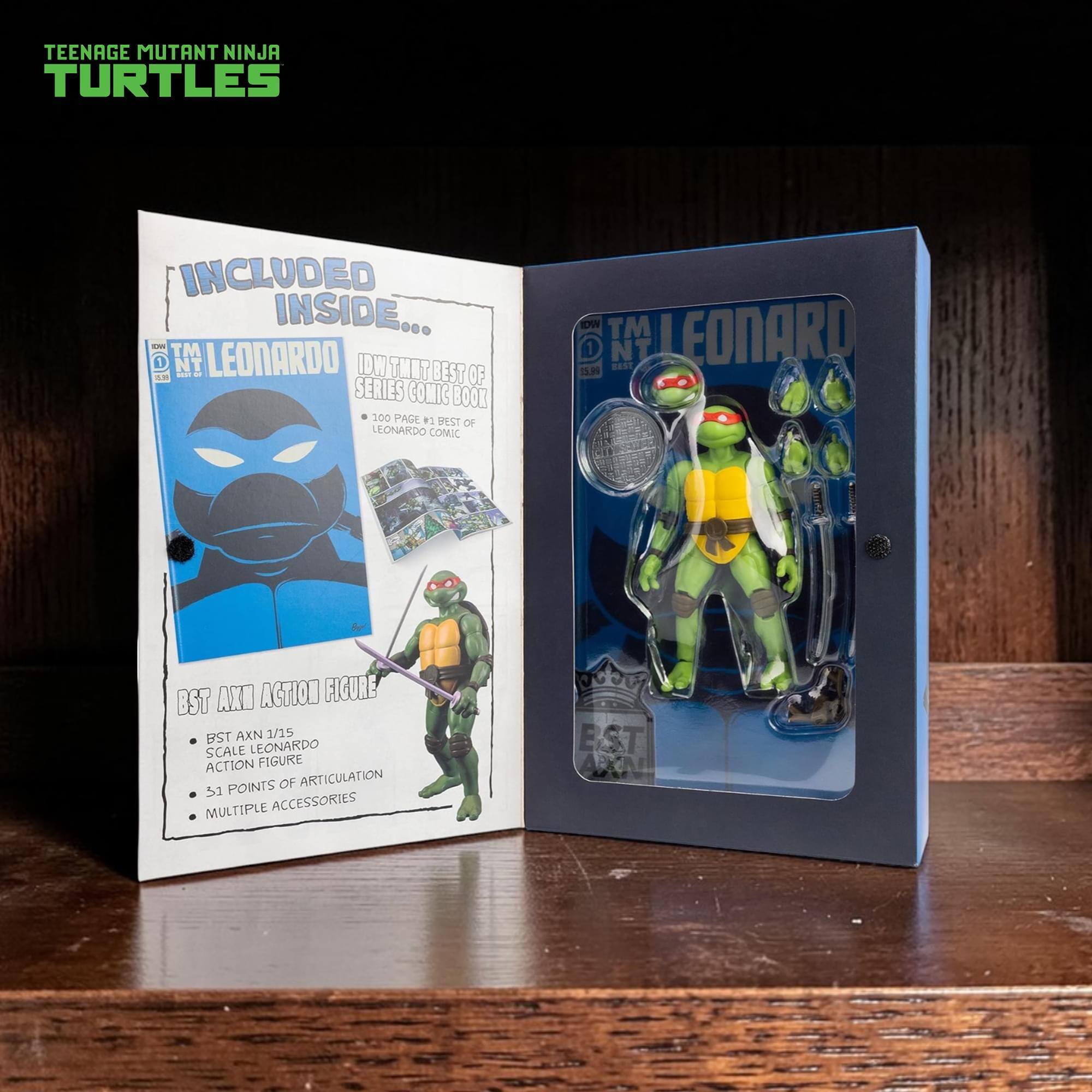The Loyal Subjects Teenage Mutant Ninja Turtles Best Of Leonardo BST ...