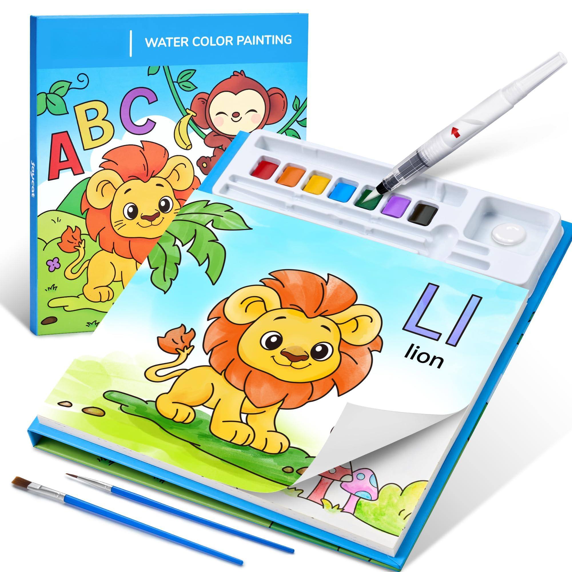 EZTW1 Paint With Water Coloring Books For Watercolor Painting Sets Ages ...
