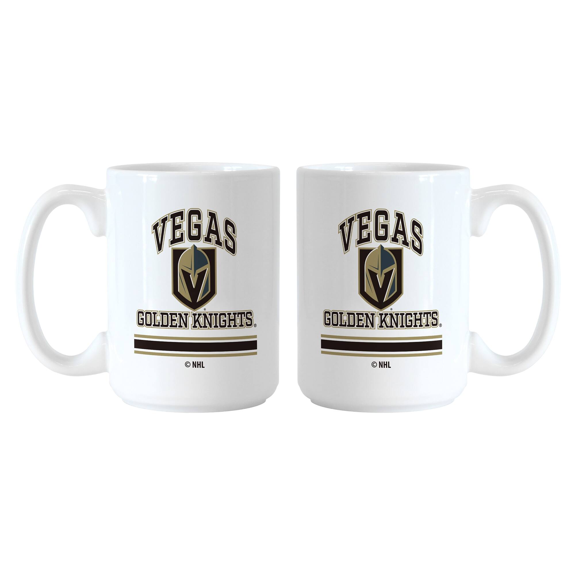 Logo Brands Vegas Golden Knights 15oz. Current & Throwback Mug Set ...