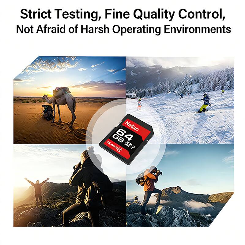 Netac 64GB SDXC UHS I Memory Card U1 Class 10 Up to 90MB/s for DSLR ...