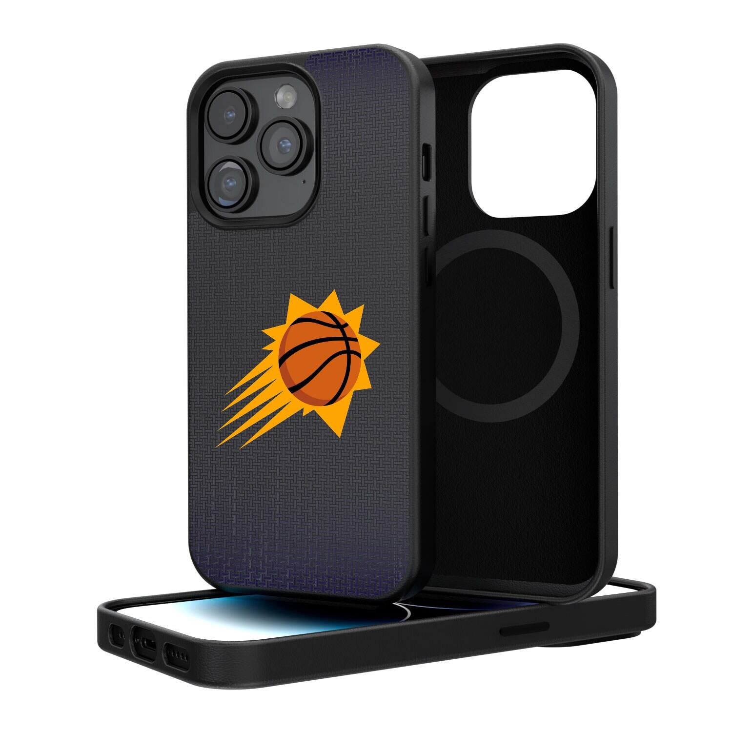 Keyscaper NBA Phoenix Suns Linen Logo iPhone Magnetic Bump Case 15 Pro ...