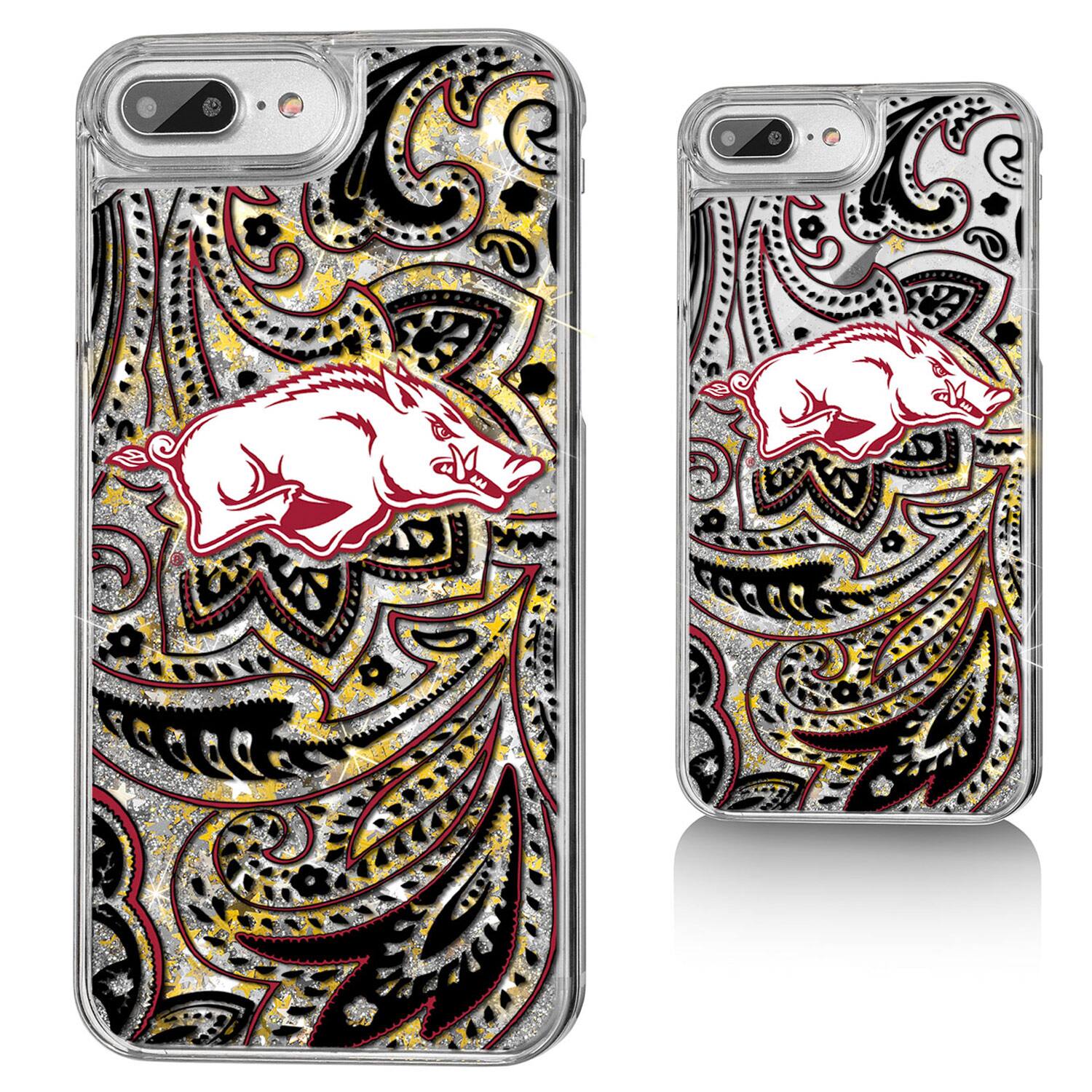Keyscaper NCAA Arkansas Razorbacks iPhone Glitter Paisley Design Case ...