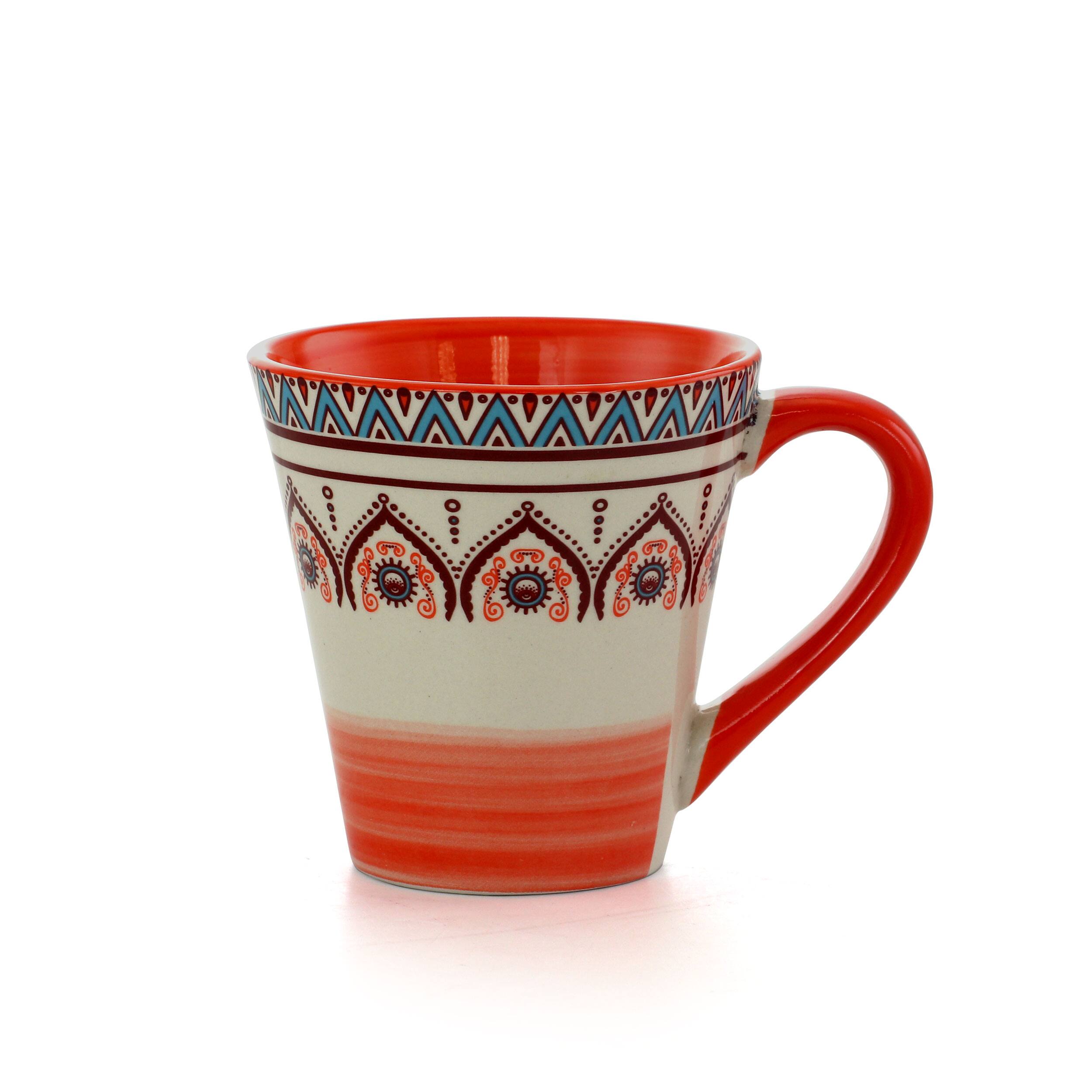 Elama Zen Mozaik 16 Piece Dinnerware Set Rust 310111821M - Best Buy