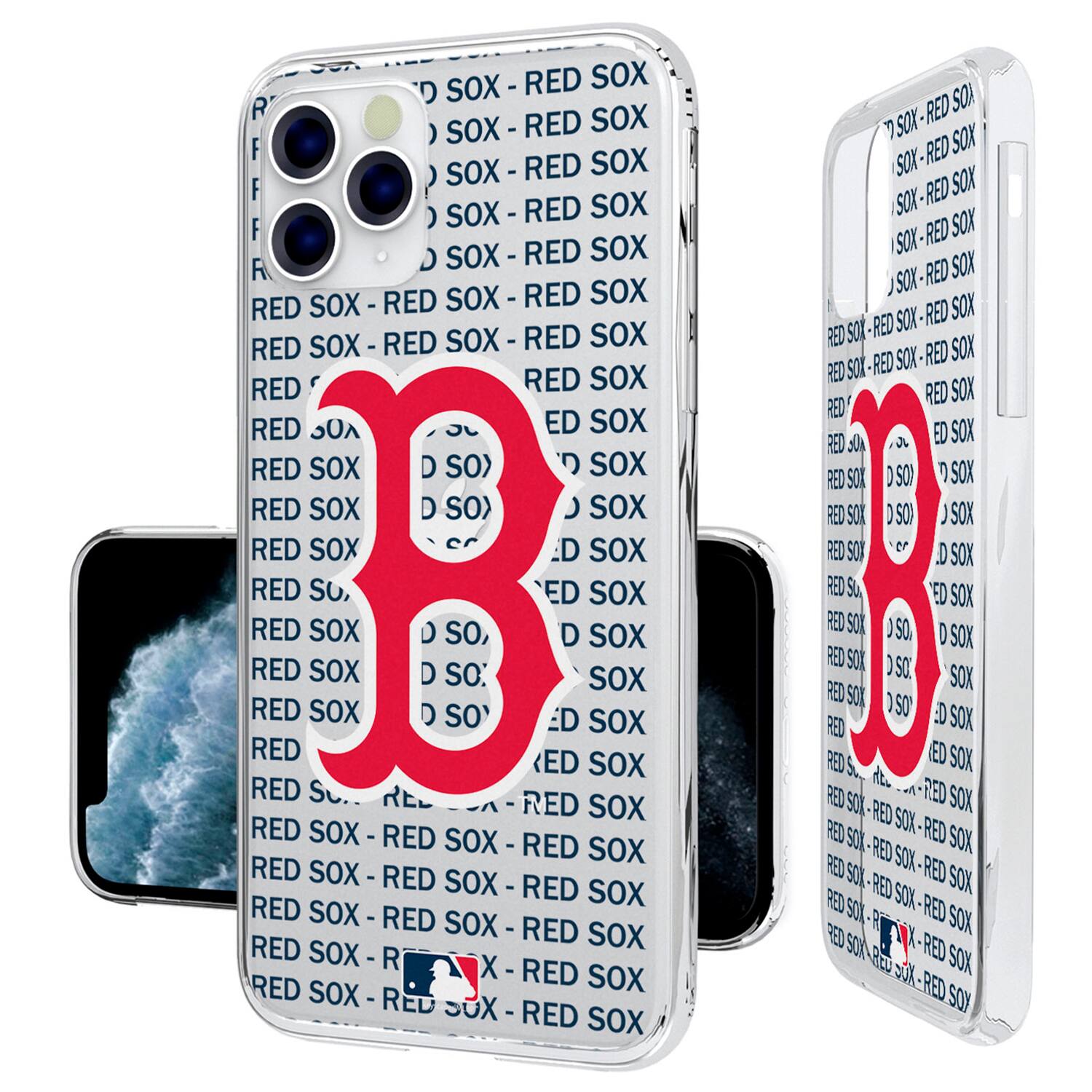 Keyscaper MLB Boston Red Sox Text Backdrop Clear iPhone Case 14 ...