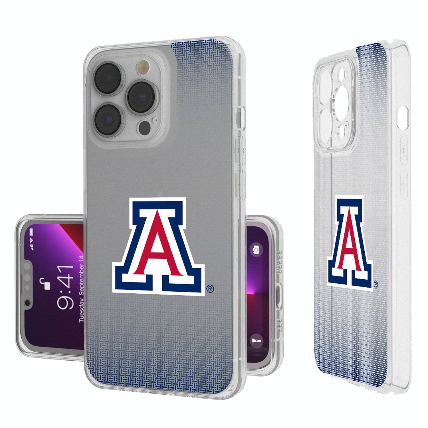 Keyscaper NCAA Arizona Wildcats Linen Logo iPhone Clear Case 14 Plus ...