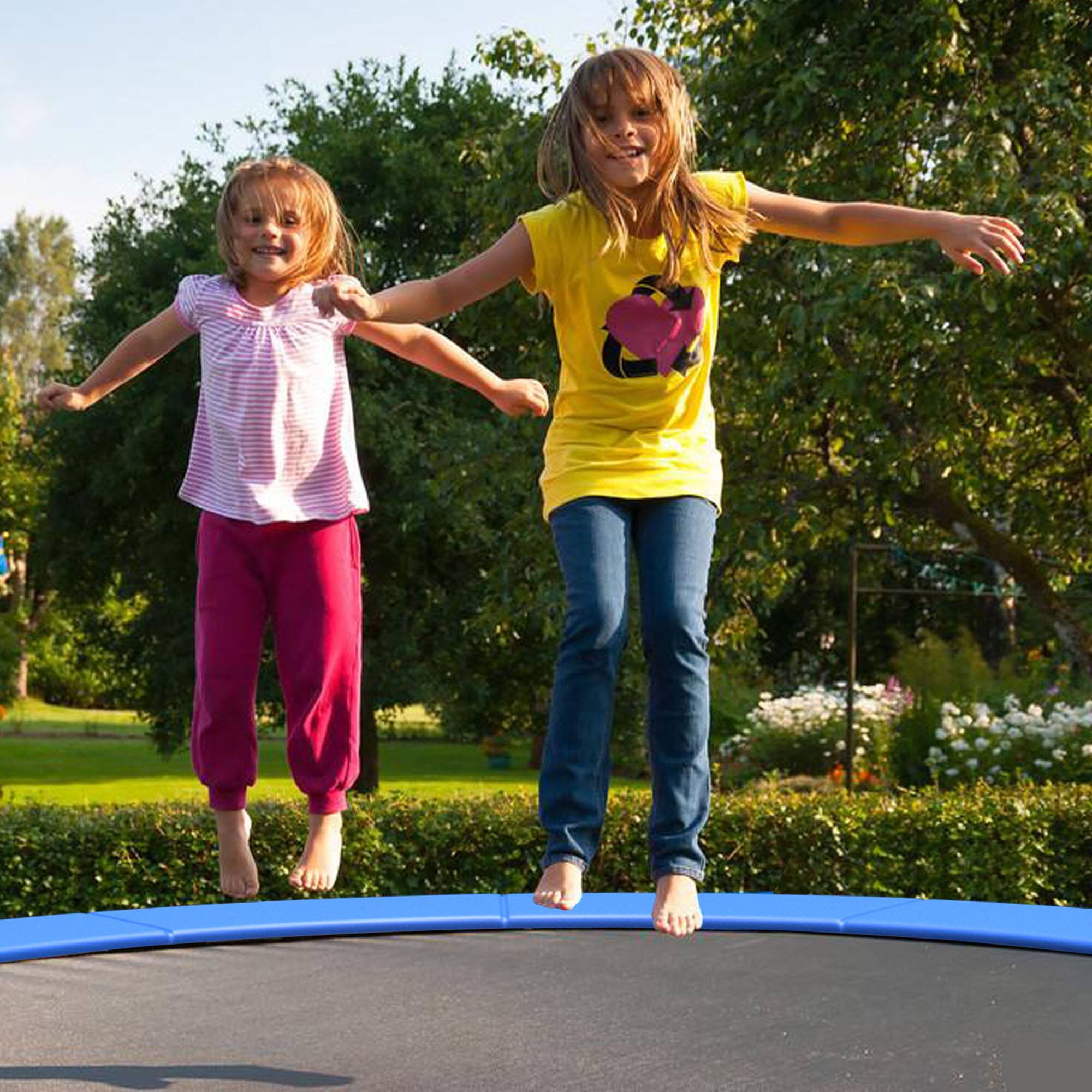 Gymax 10FT Trampoline Replacement Safety Pad Universal Trampoline Cover ...