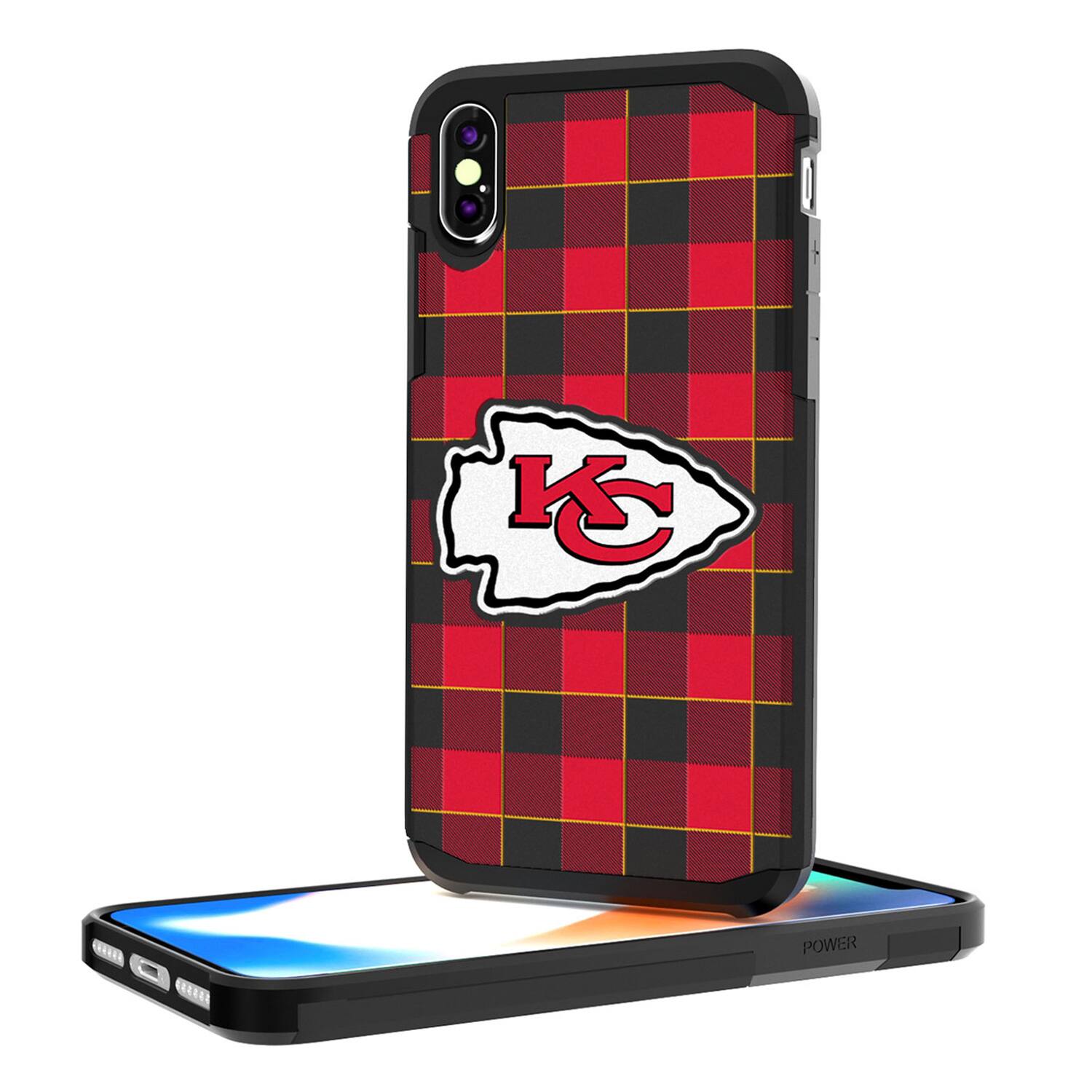 Keyscaper NFL Kansas City Chiefs iPhone Rugged Plaid Design Case 12 Pro ...