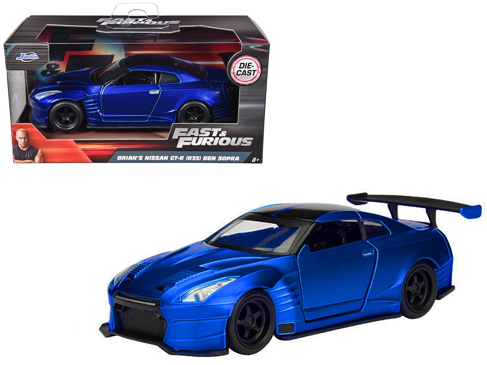 Brian's 2009 Nissan GTR R35 Ben Sopra "Fast & Furious" Movie 1/32 ...
