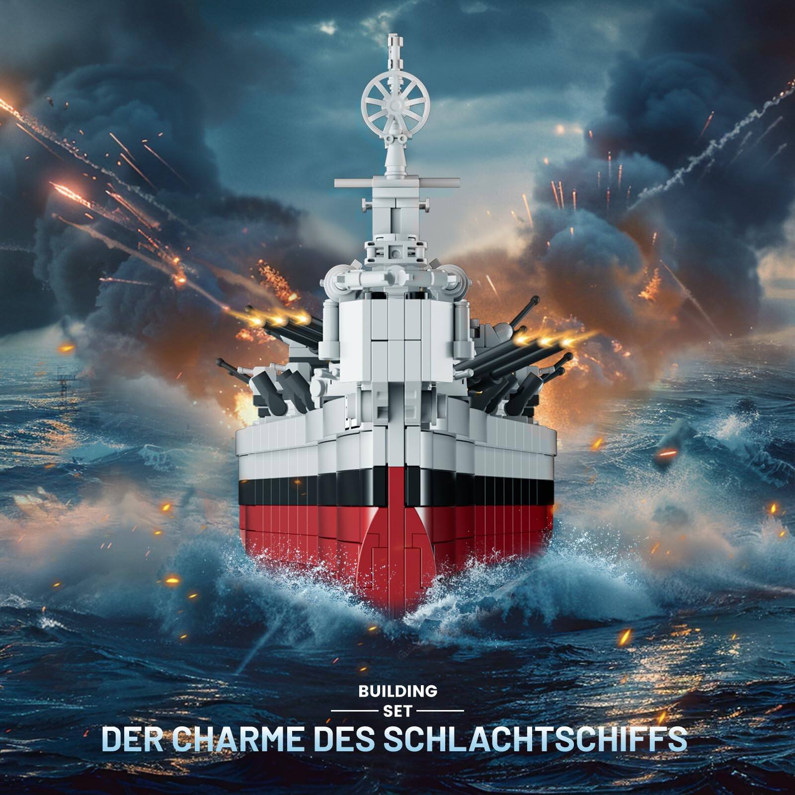 EZTW1 Battleship Building Set 60011 Classic Creative Missouri ...