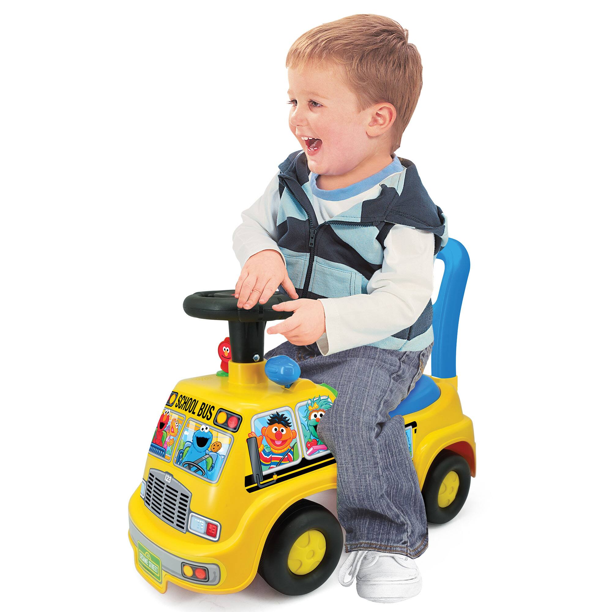 Kiddieland Sesame Street My First Adventure Elmo Lights & Sounds Ride ...