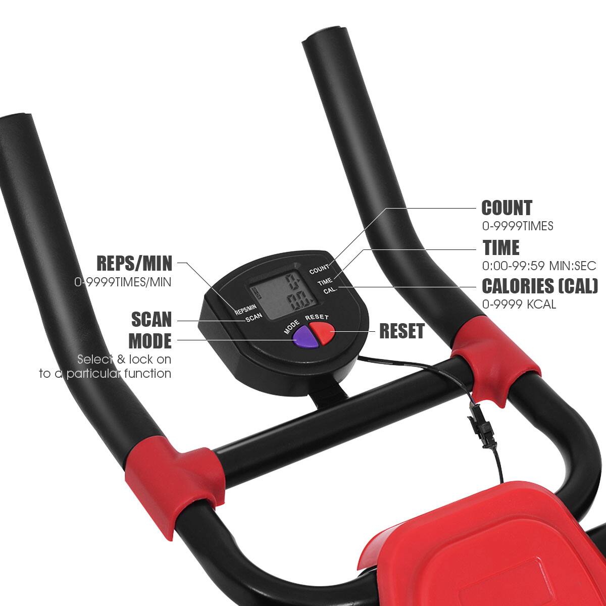 Costway Ab Power Fitness Abdominal Trainer 5 Minute Shaper Core Toner ...