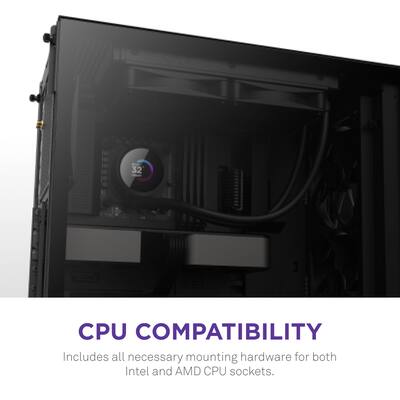 NZXT Kraken 240mm Radiator CPU Liquid Cooler (1 x 120mm F NZXT Kraken 240mm Radiator CPU Liquid Cooler (1 x 120mm F