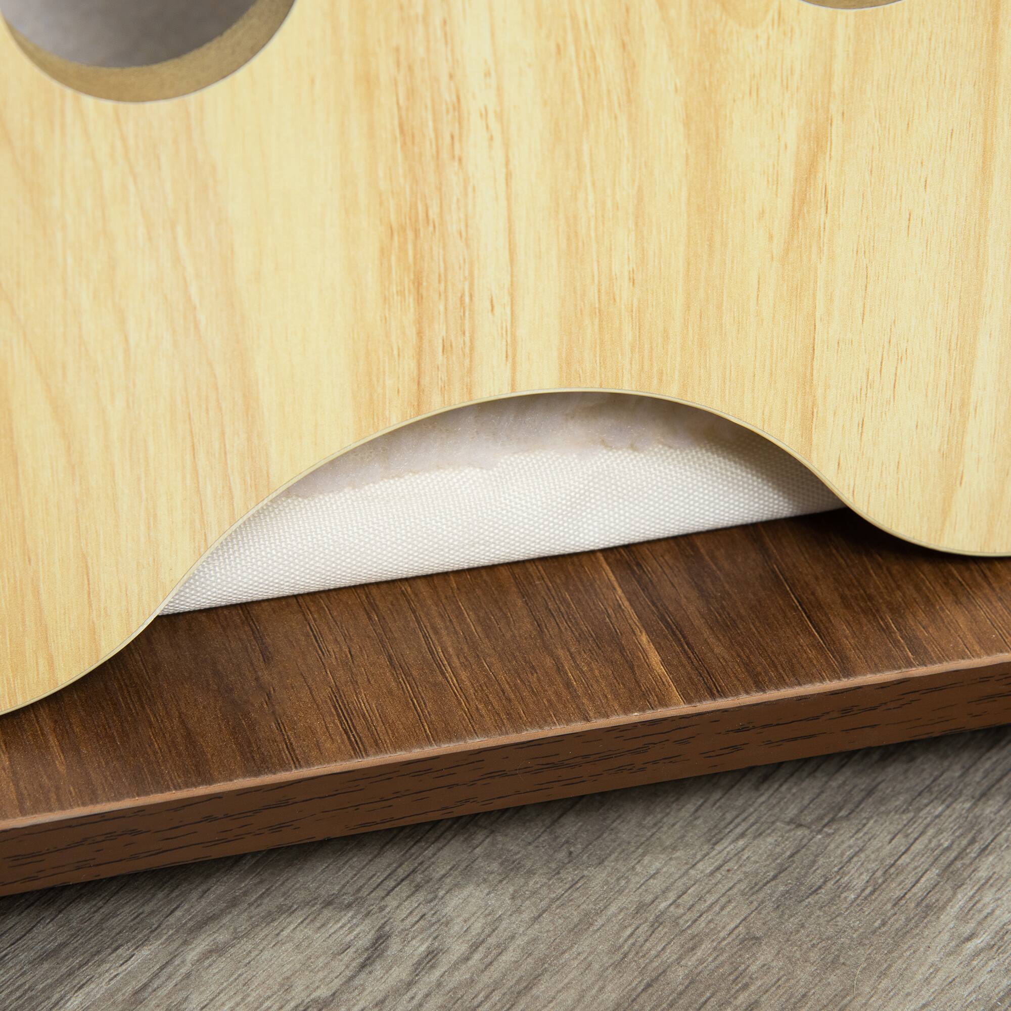 Pawhut Furniture Style Dog Crate End Table, Door Panel, Foam Cushion ...