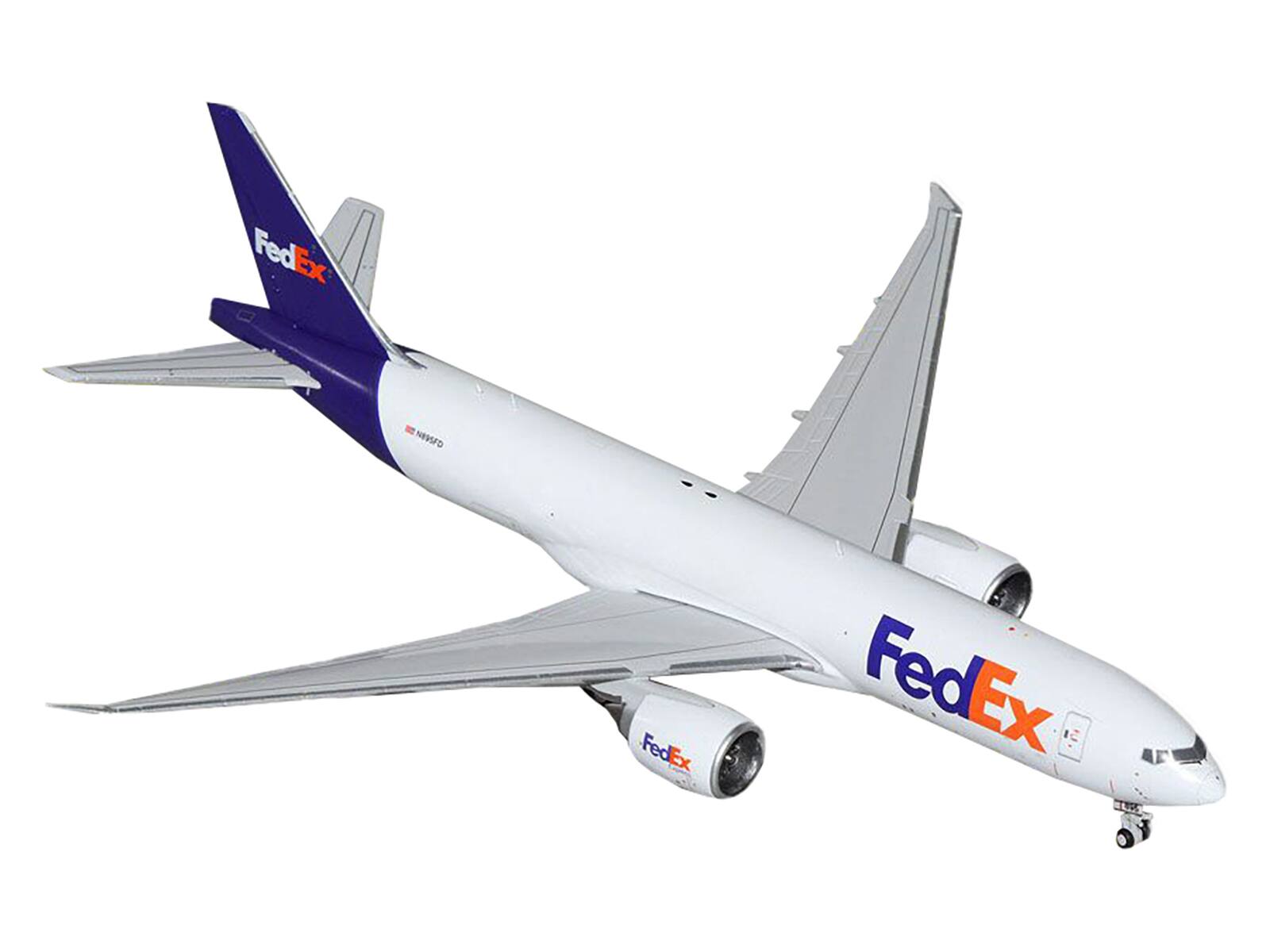 GeminiJets Boeing 777F Commercial Aircraft FedEx (Federal Express) (N895FD) Tail 1/400 Diecast ...