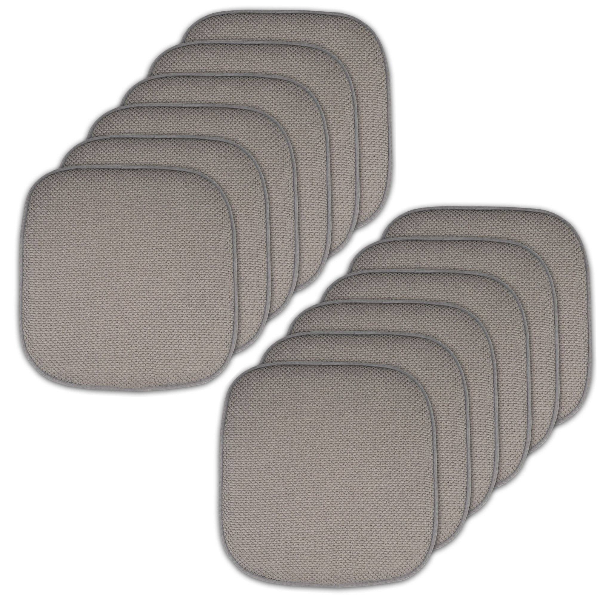 Sweet Home Collection Honeycomb Memory Foam No Slip Back 16" x 16 ...