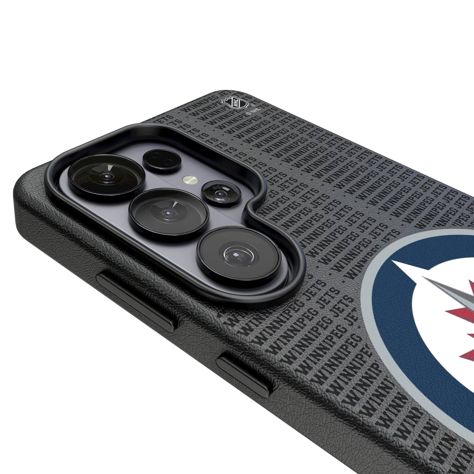 Keyscaper NHL Winnipeg Jets Text Backdrop Galaxy Magnetic Bump Case S24 ...