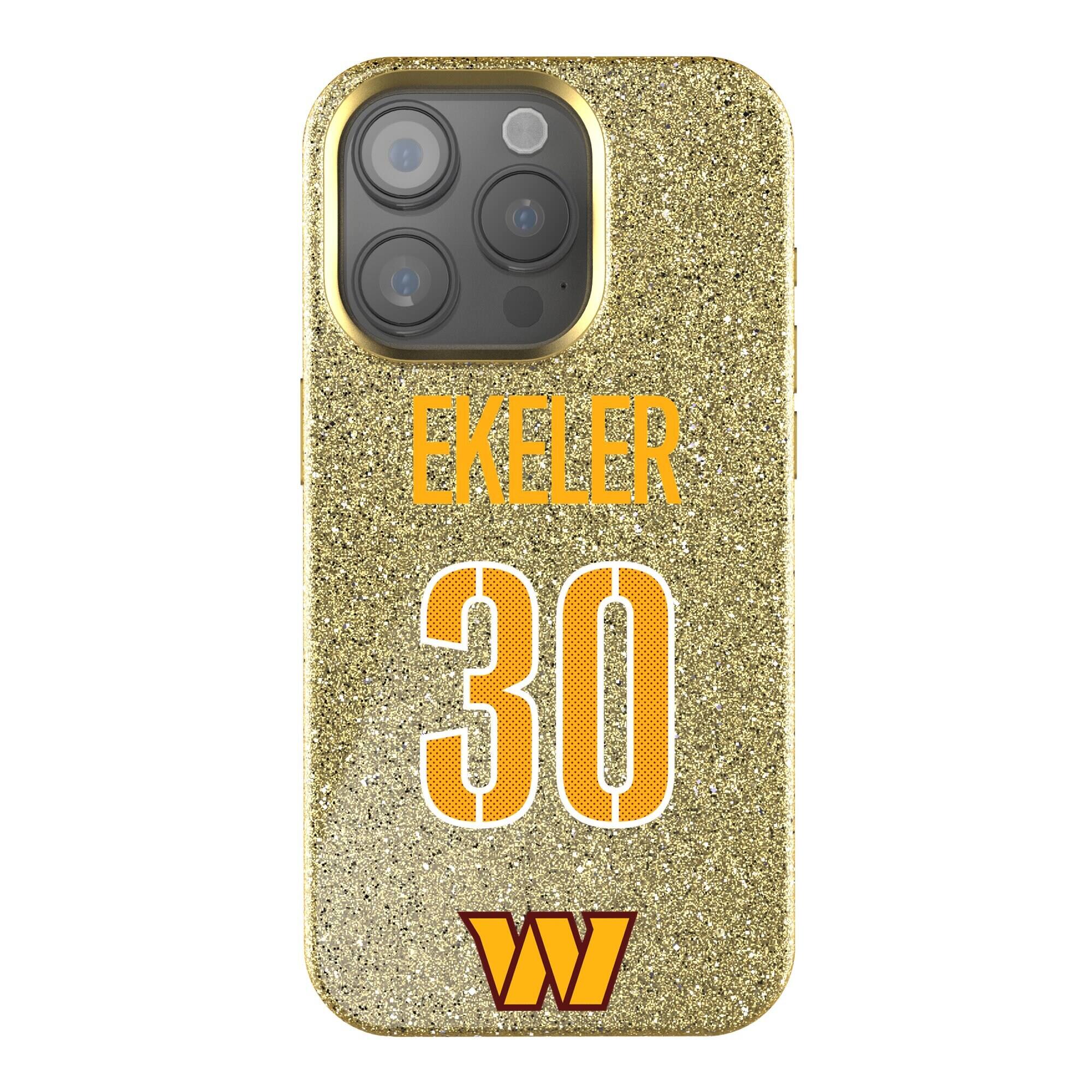 Keyscaper NFL Austin Ekeler Washington Commanders Bling iPhone Case 15 ...