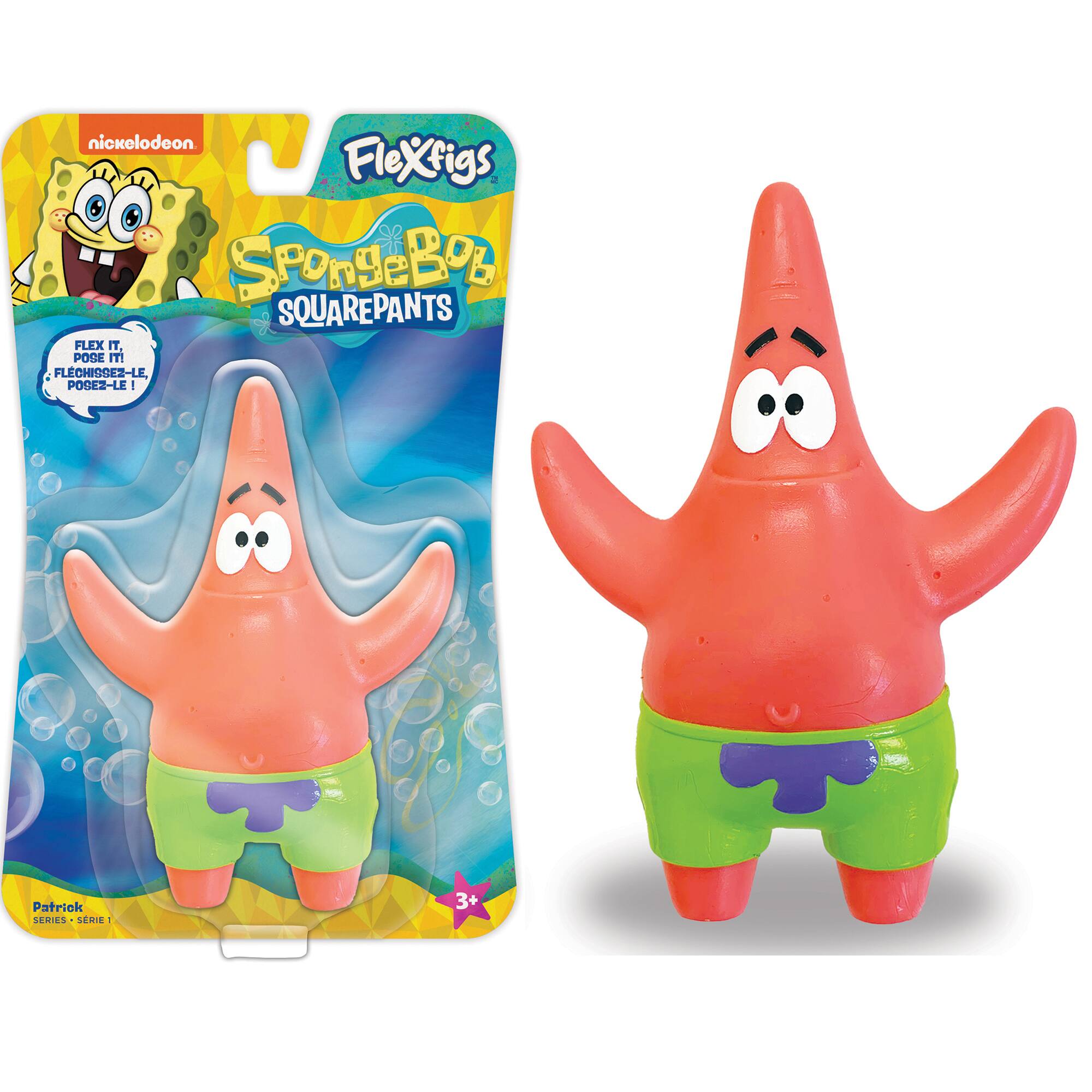 Best Buy: TCG Toys FleXfigs: SpongeBob & Patrick- 2 Character Pack Ages ...