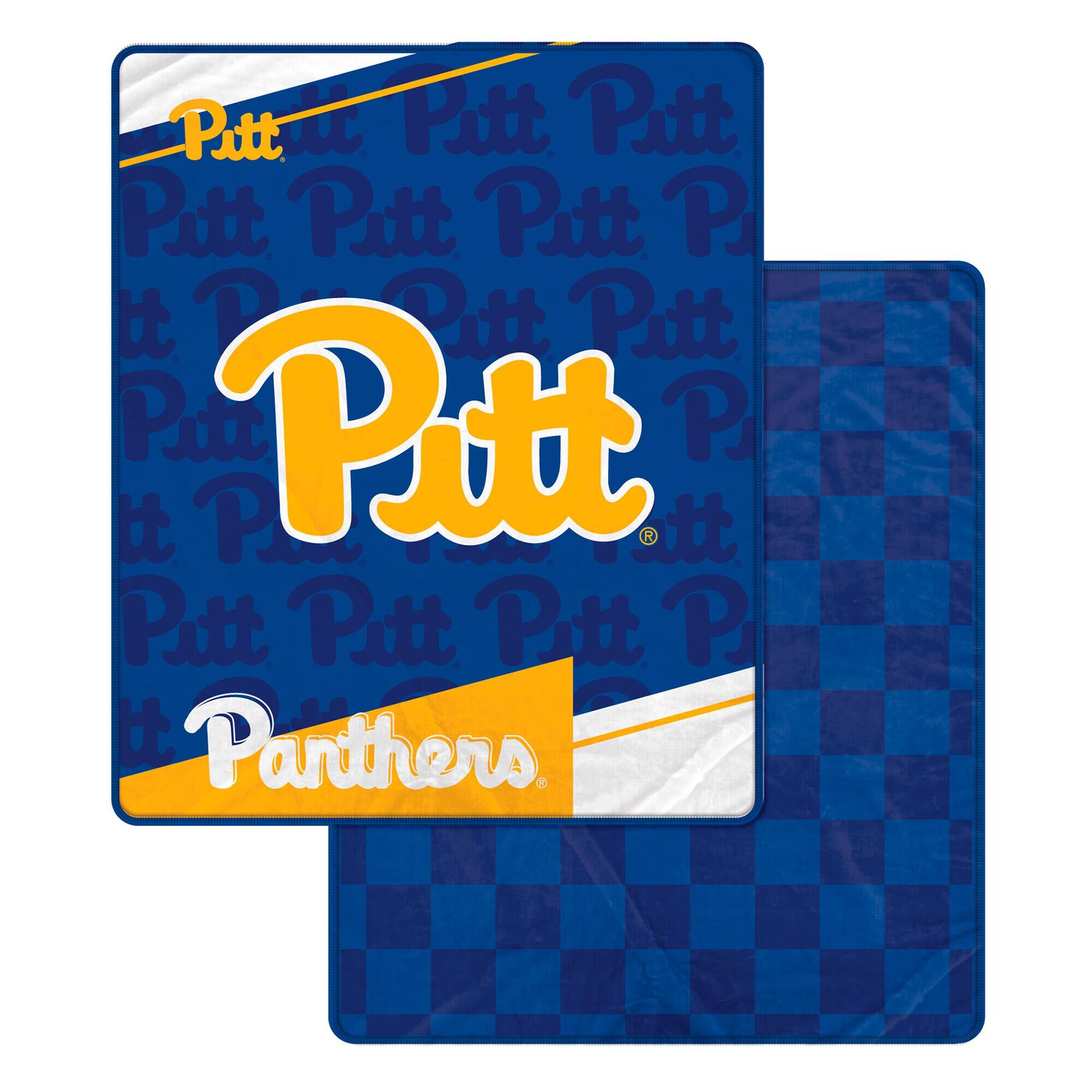 Pegasus Pitt Panthers 60" x 70" Diagonal Ghost Checkered Double Sided ...