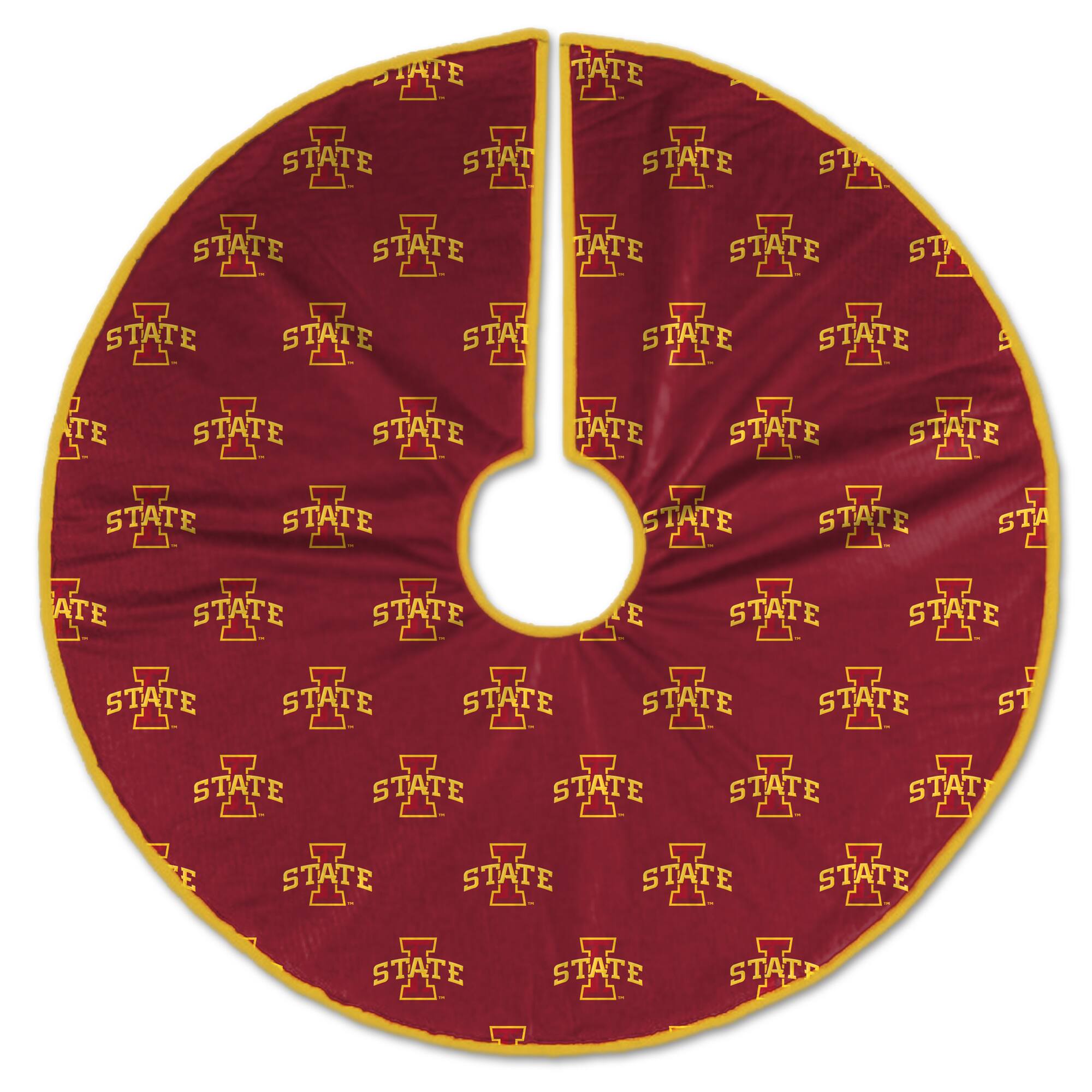 Pegasus Iowa State Cyclones Microplush Christmas Tree Skirt Multicolor ...