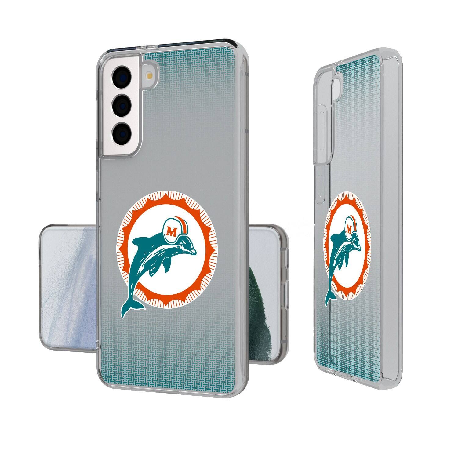 Keyscaper NFL Miami Dolphins Linen Logo Galaxy Clear Case S25 ...