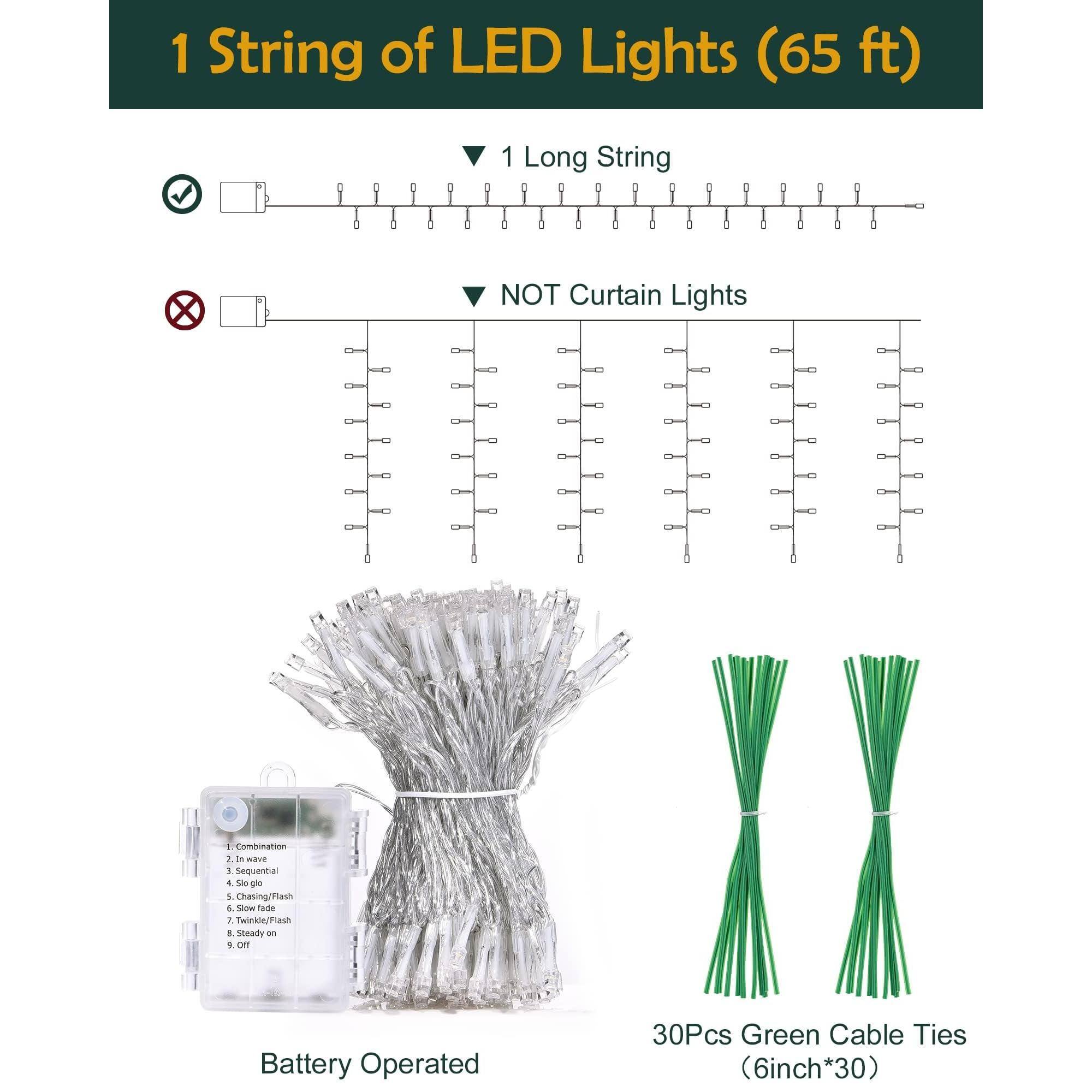 Paradigms Interiors Artificial Ivy Vines With 200 Led String Light ...