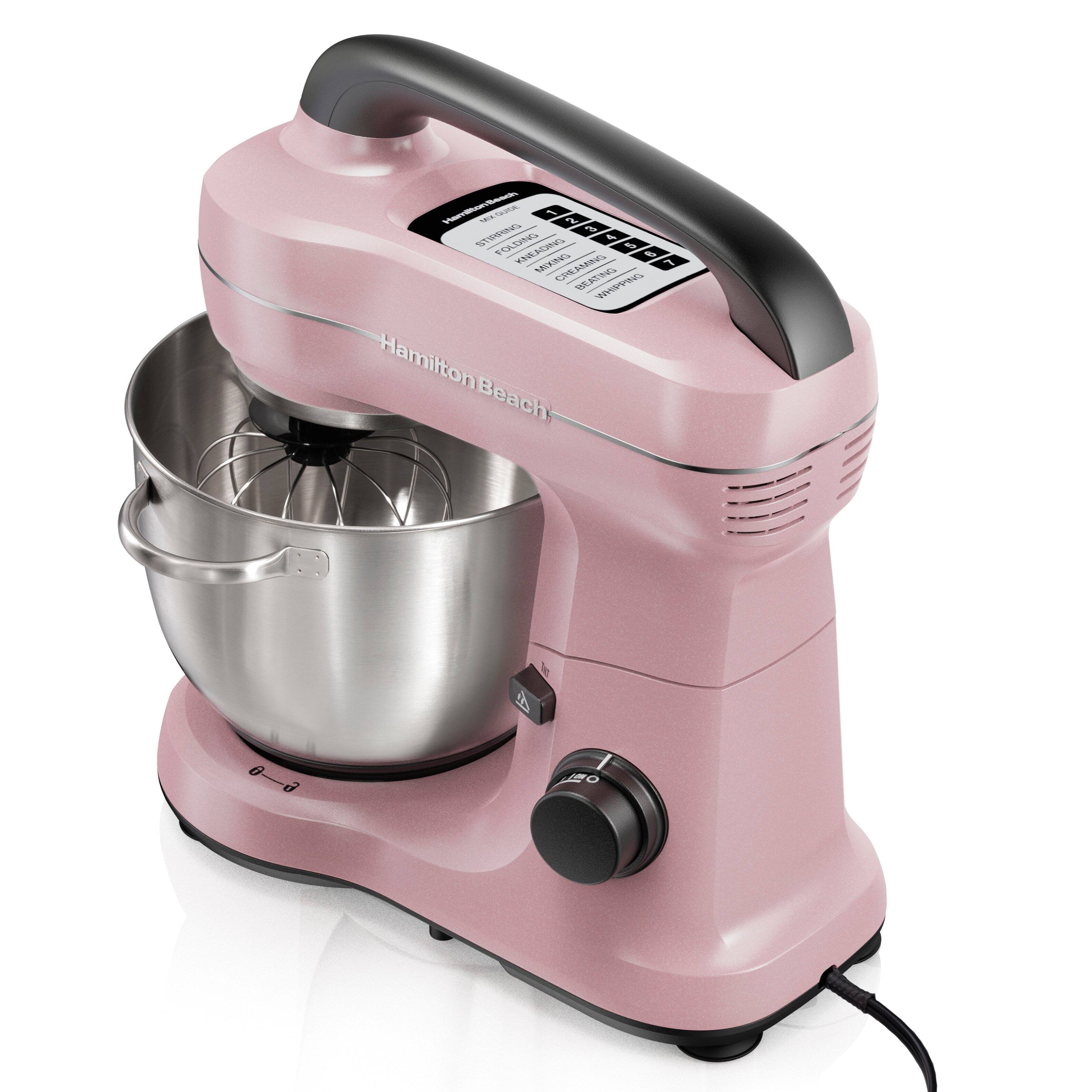 Customer Reviews: Hamilton Beach 300 Watt 7 Speed Stand Mixer Pink ...