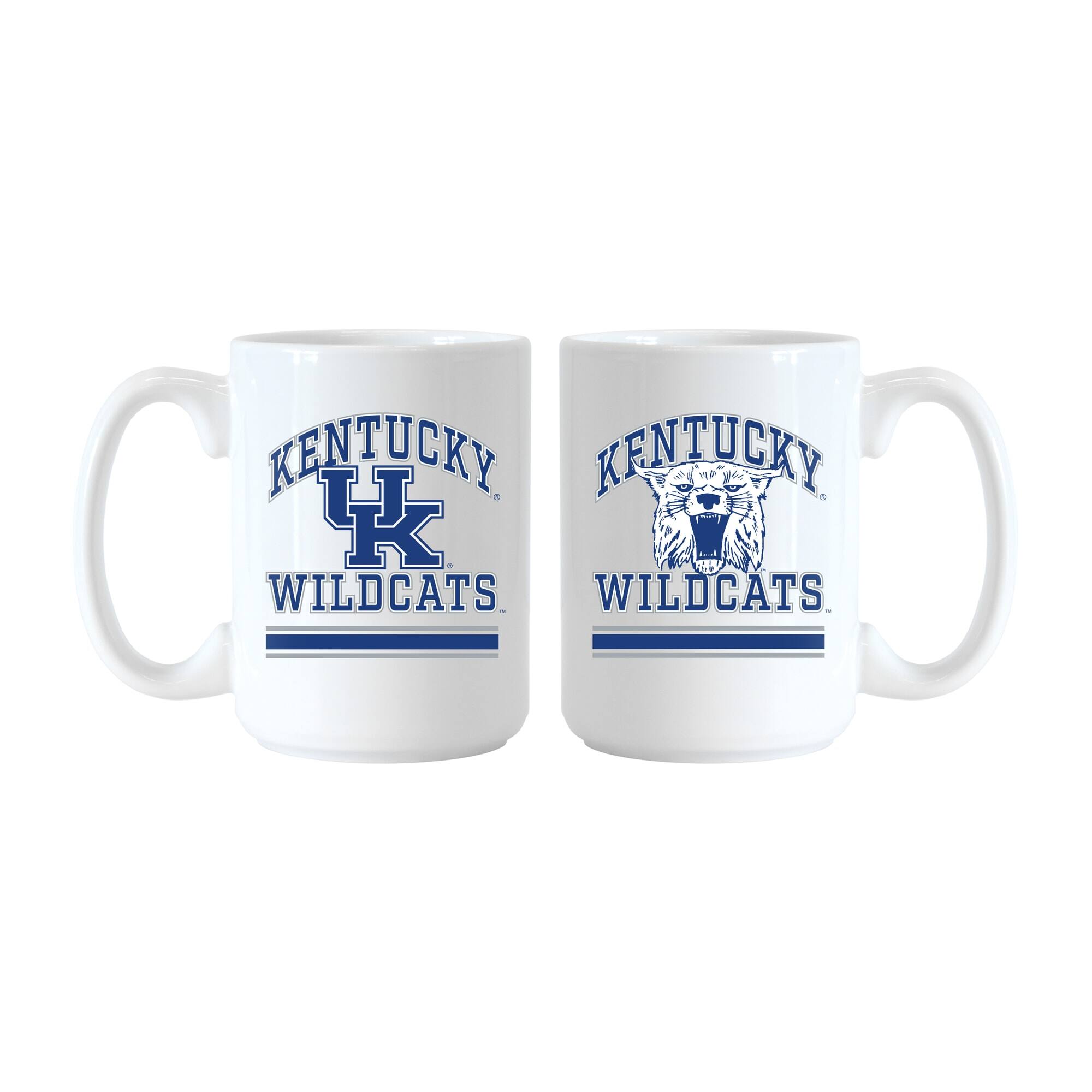 Logo Brands Kentucky Wildcats 15oz. Current & Throwback Mug Set ...