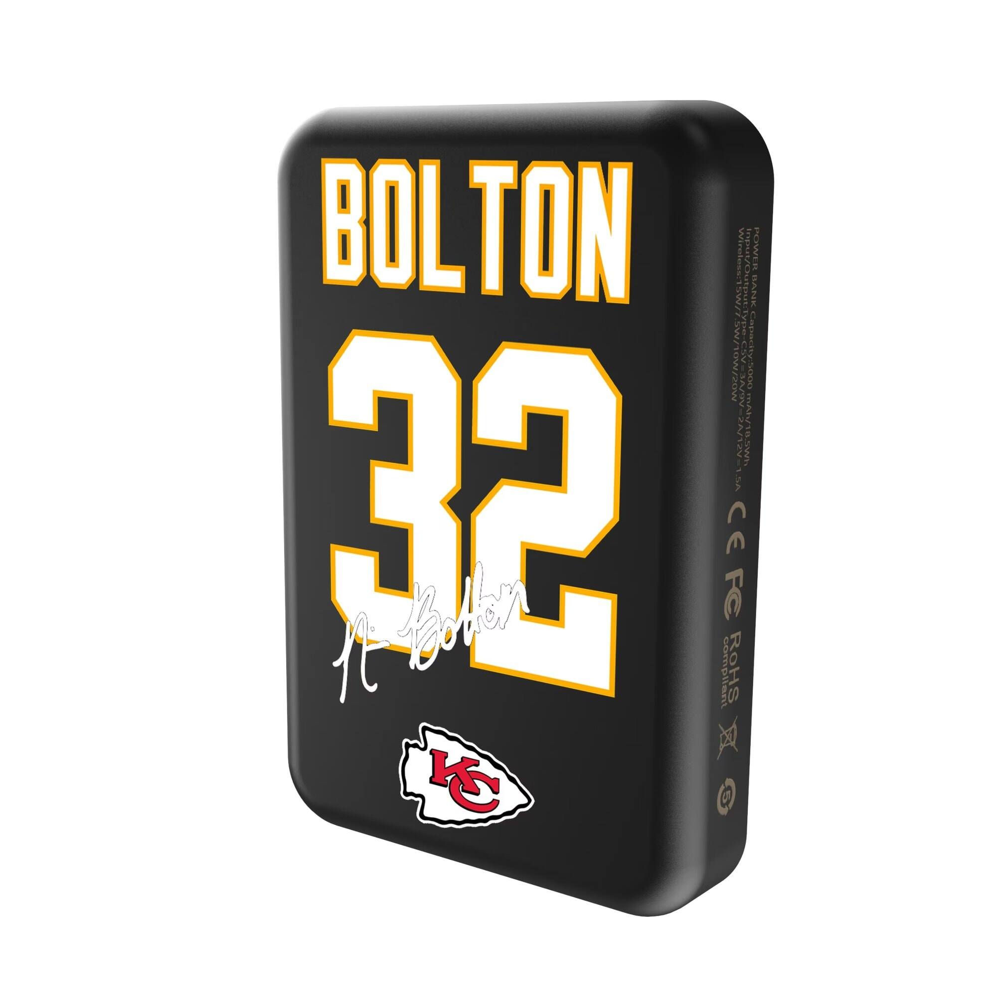 Keyscaper Nick Bolton Kansas City Chiefs 5000mAh Wireless Magnetic ...