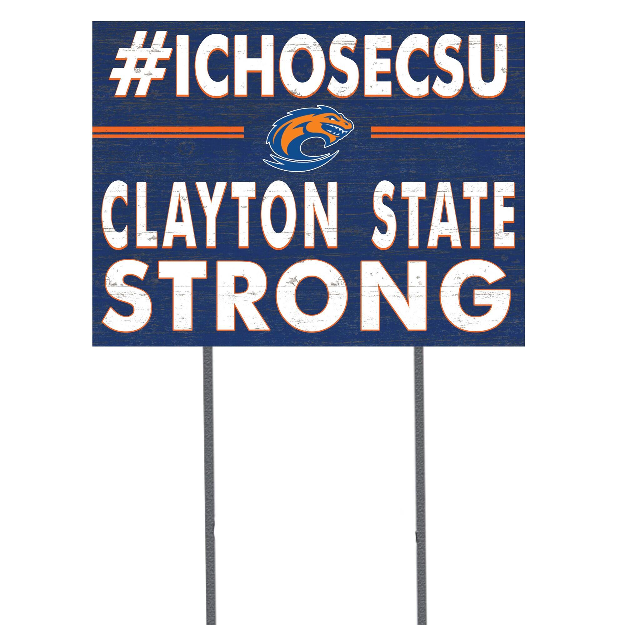 Jardine Clayton State Lakers 18'' x 24'' I Chose Lawn Sign Blue ...