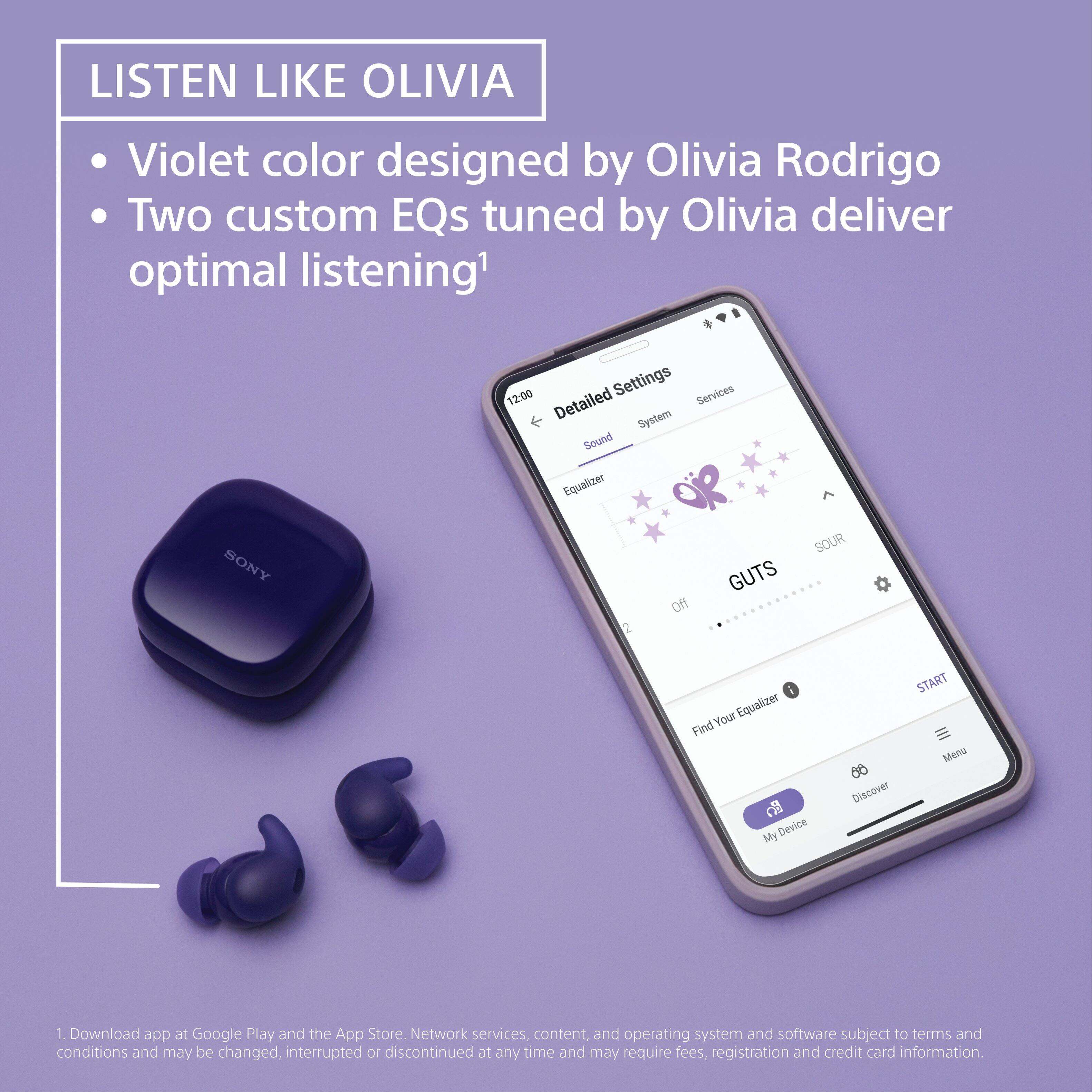 Sony LinkBuds Fit True Wireless Noise Canceling Earbuds Olivia Rodrigo ...