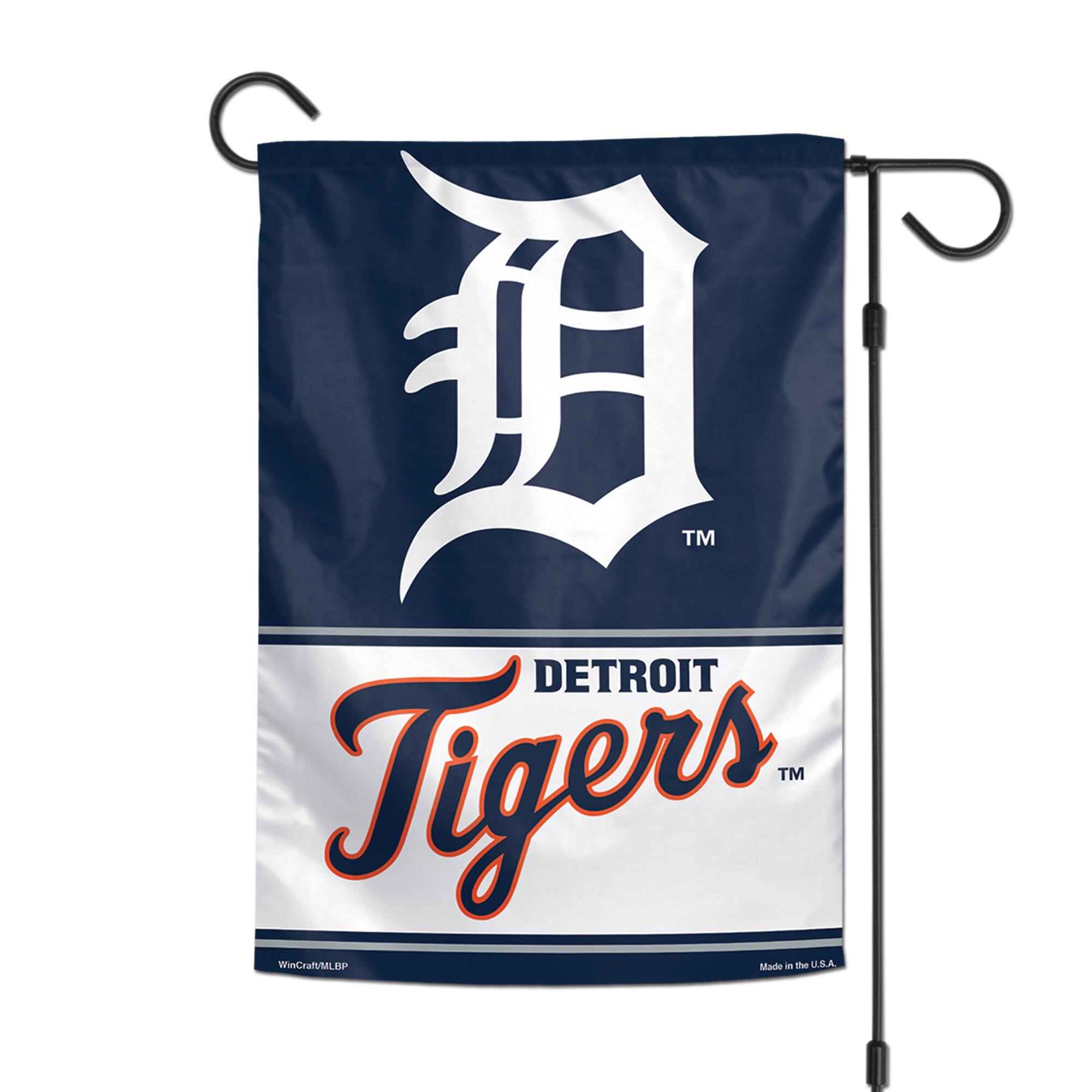 WinCraft Detroit Tigers 12" x 18" Double Sided Garden Flag Multicolor ...