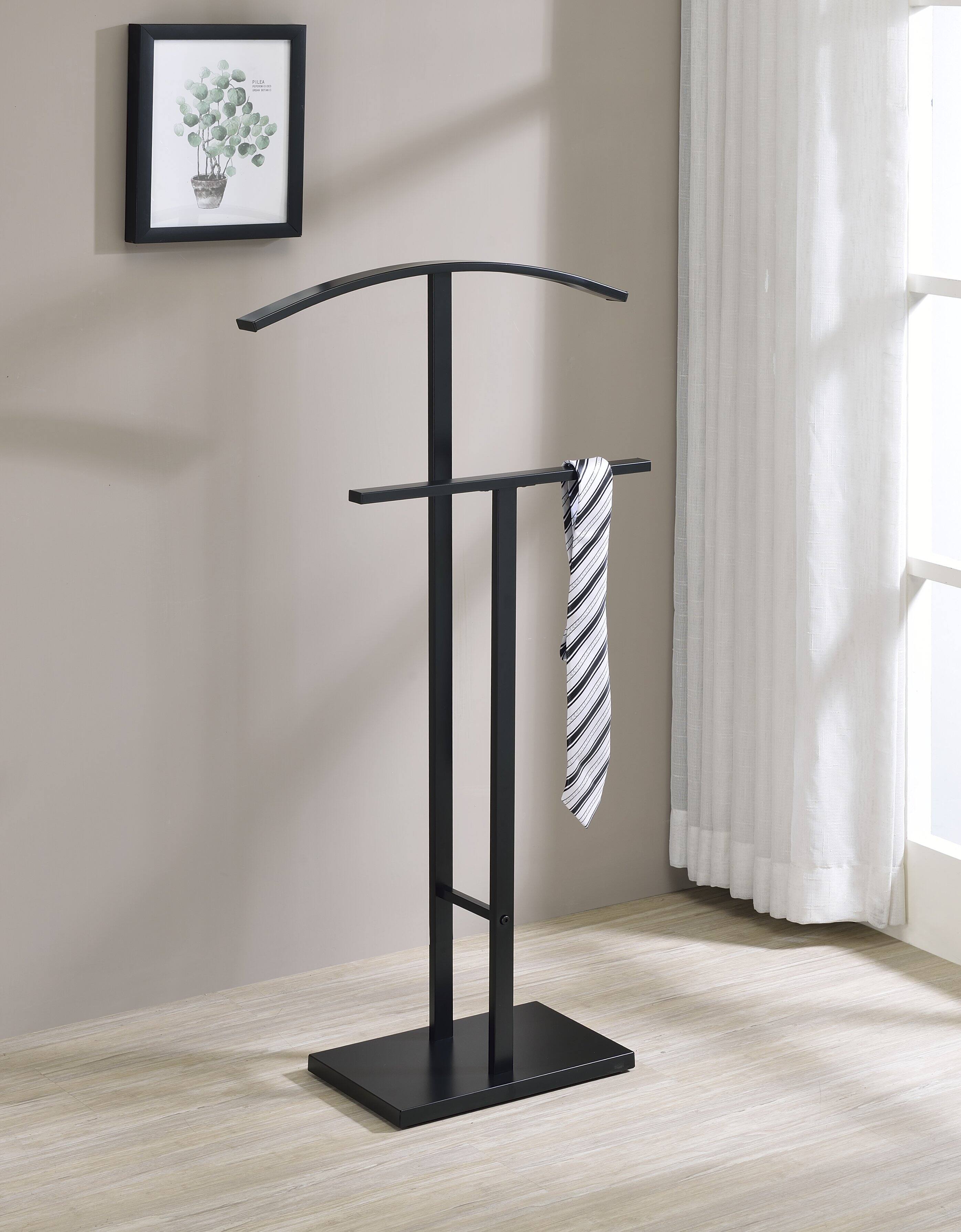 Kings Brand Furniture Dossi Metal Suit Valet Stand, Clothes Rack ...