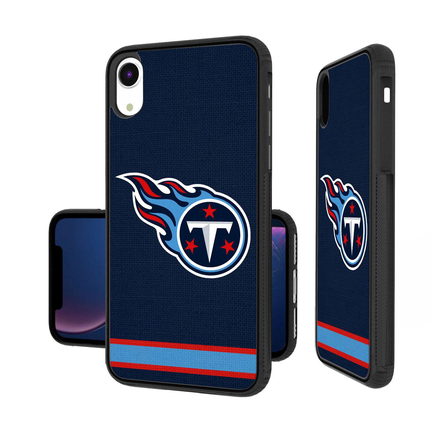 Keyscaper NFL Tennessee Titans iPhone Stripe Design Bump Case 14 ...