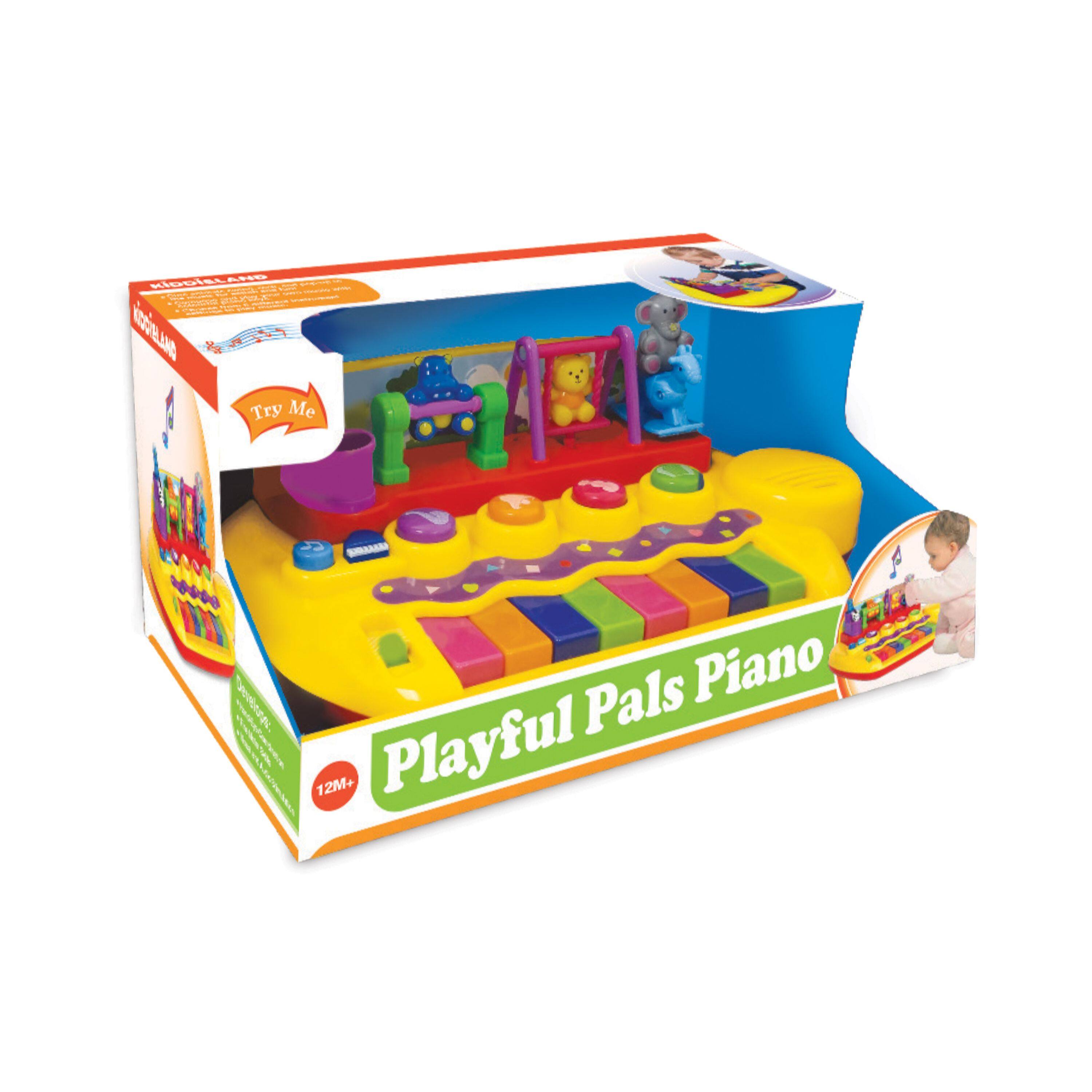 Kiddieland Kiddieland: Playful Pals Battery Operated Piano w/Keyboard ...