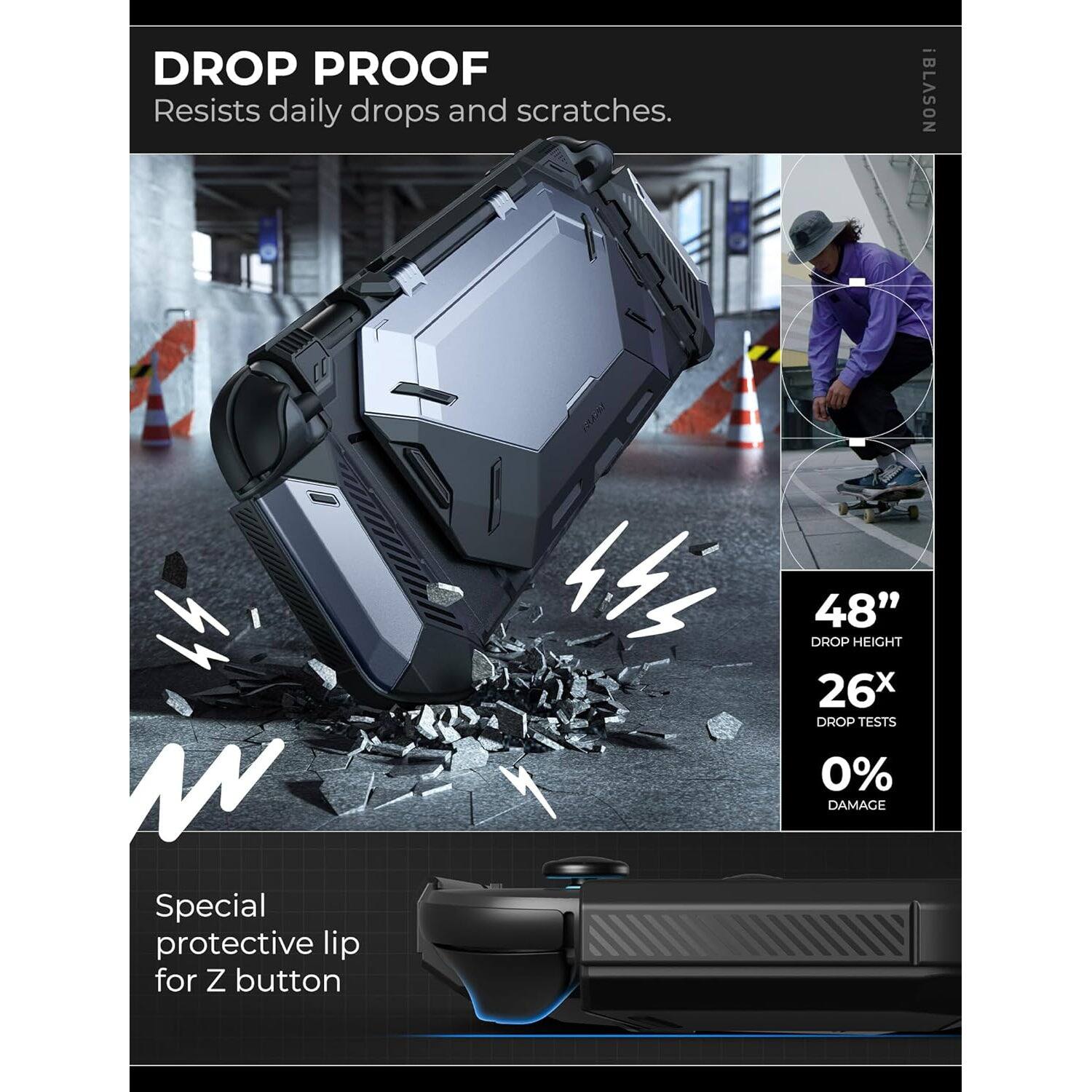 i Blason Nintendo Switch 2 Matrix Case | Rugged TPU, Foldable Joy Con ...