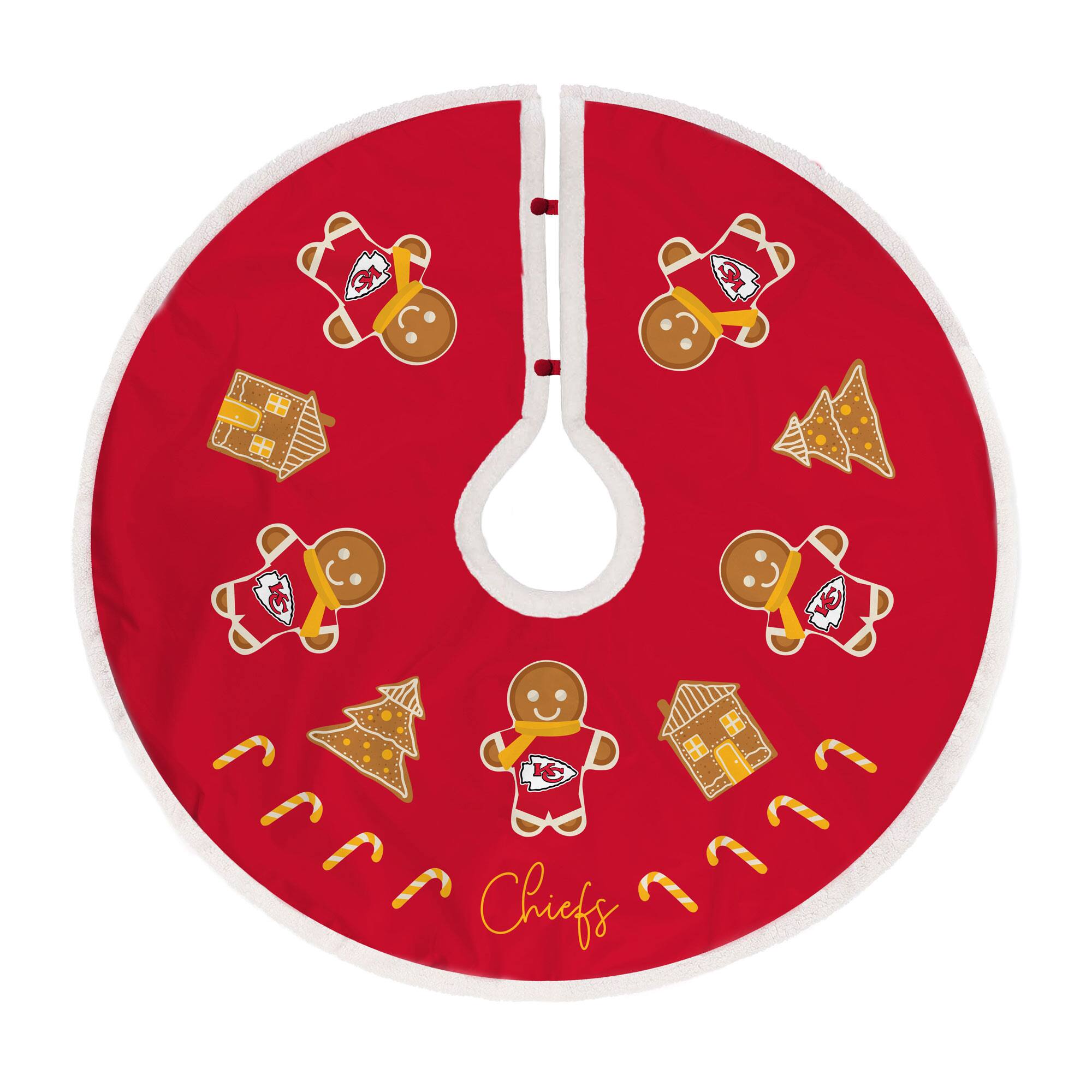 Pegasus Kansas City Chiefs Gingerbread Tree Skirt Multicolor 4215804 ...