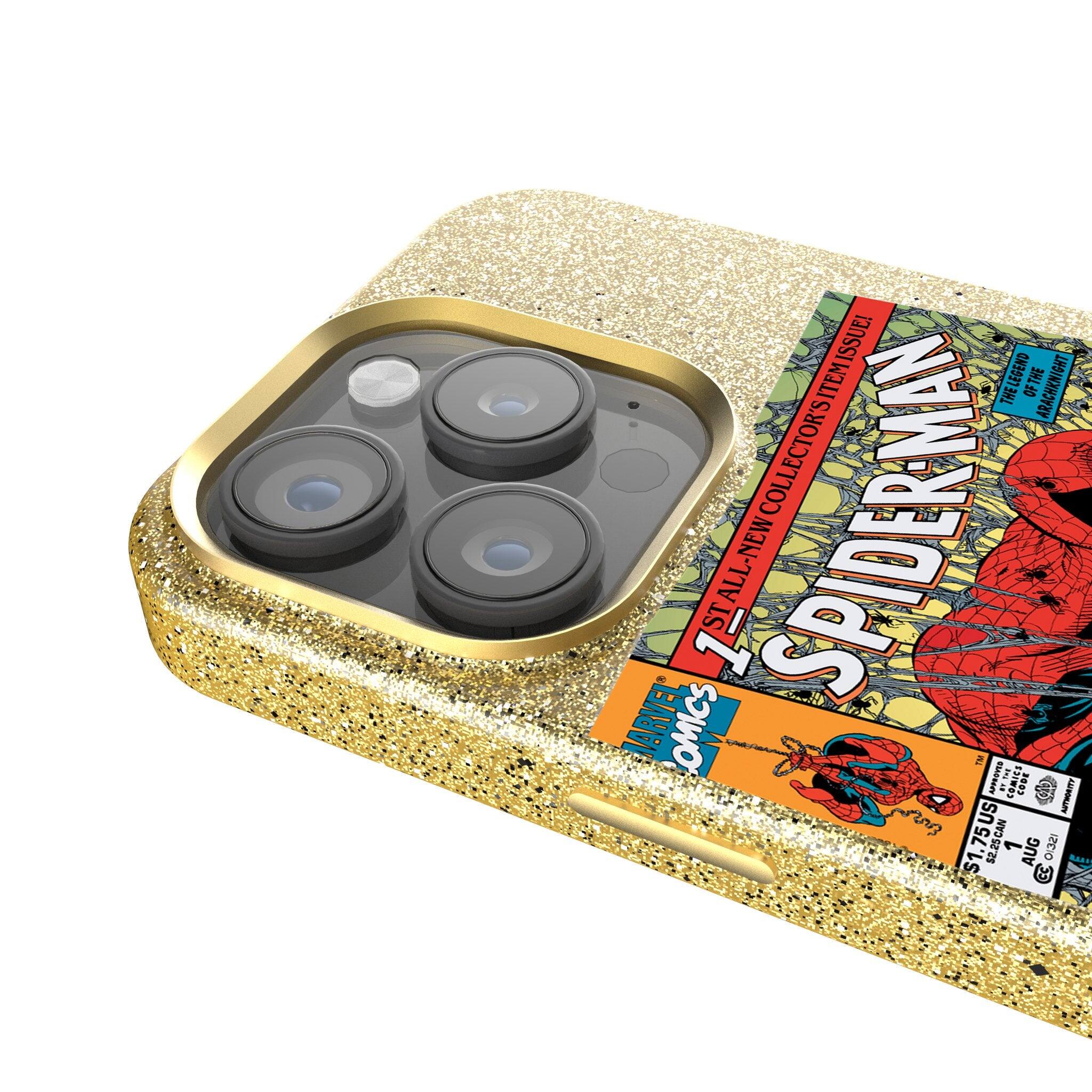 Keyscaper Marvel Classic Cover Gold Bling Phone Case Apple iPhone 16 ...