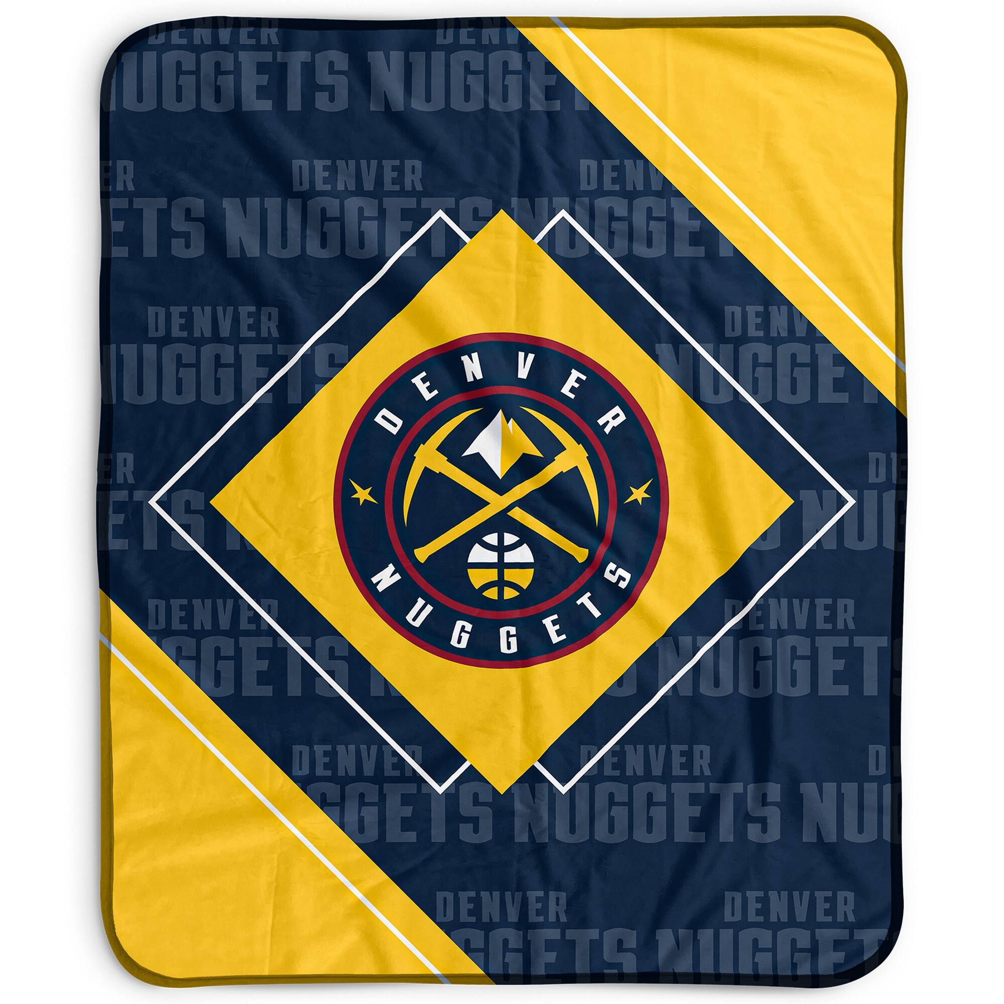 Pegasus Denver Nuggets 50" x 60" Diamond Logo Fleece Blanket Multicolor ...