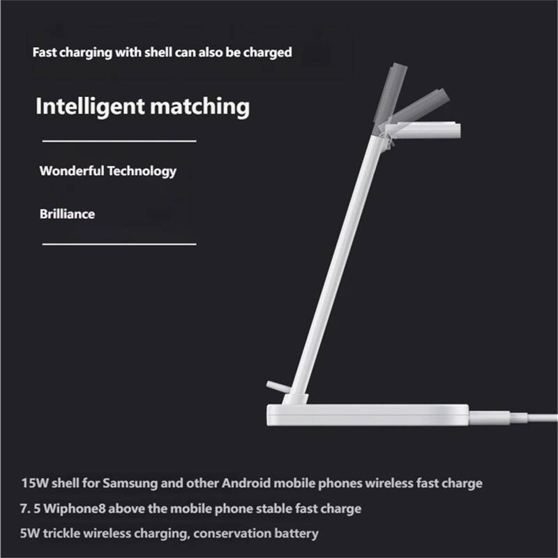 RISOKEYS 15W Fast Wireless Charger Phone stand for iWatch, Earphones ...