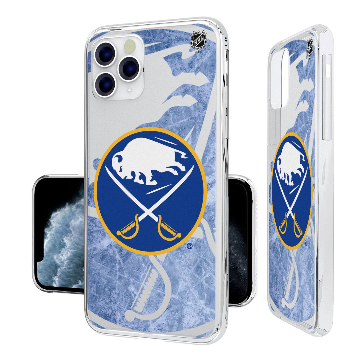Keyscaper NHL Buffalo Sabres iPhone Clear Ice Case 16e Multicolor ...