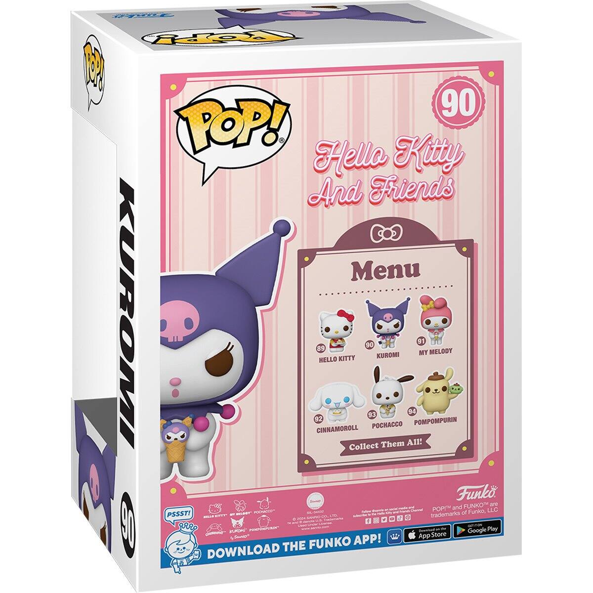 Funko Pop! Hello Kitty and Friends Kuromi with Dessert Multicolor ...